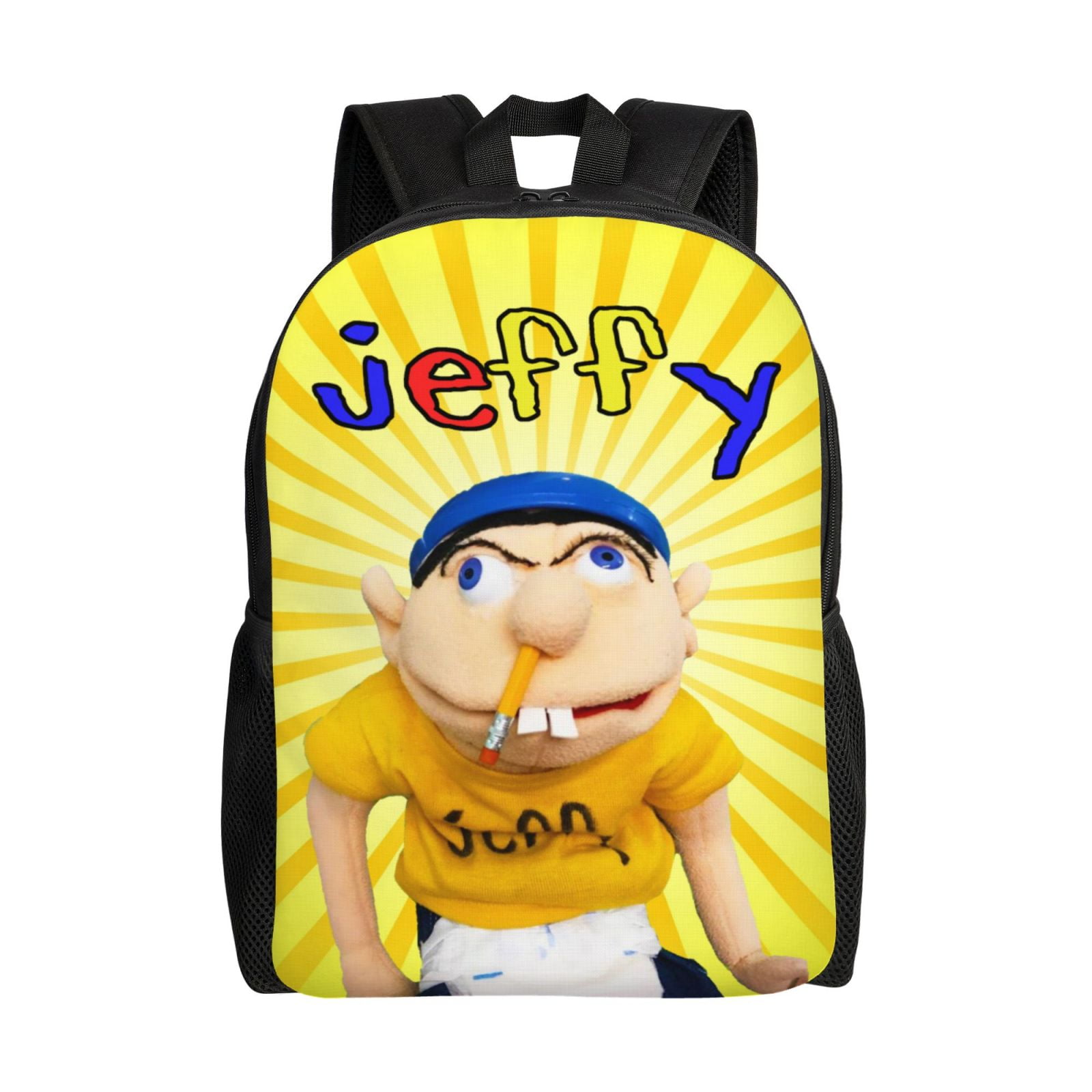 16 Inch Bag Sml Jeffy Backpac Bookbag Large Capacity Shoulder Bags ...