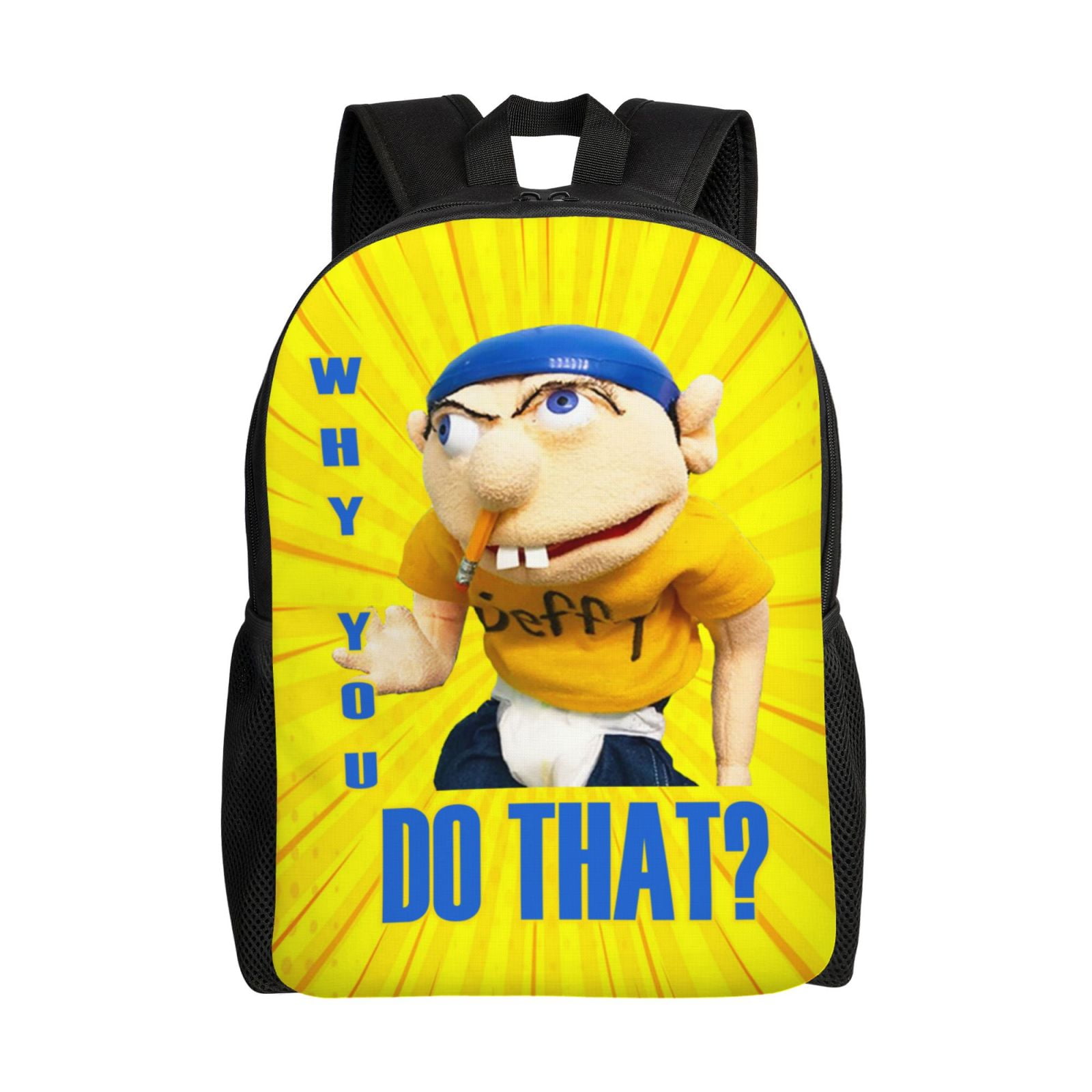 16 Inch Bag Sml Jeffy Backpac Bookbag Large Capacity Shoulder Bags ...