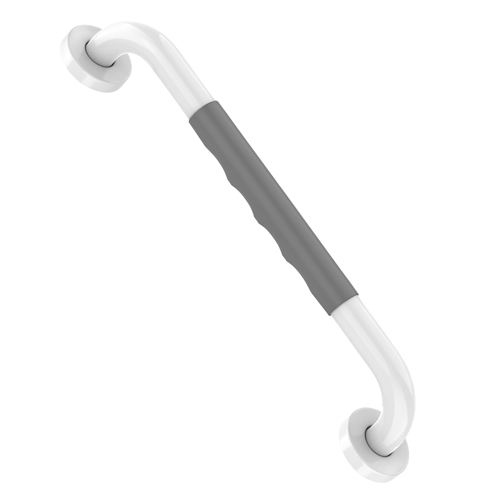 16 Inch Shower Grab Bar w/ Anti Slip Gray Rubber Grip, ZUEXT Stainless ...