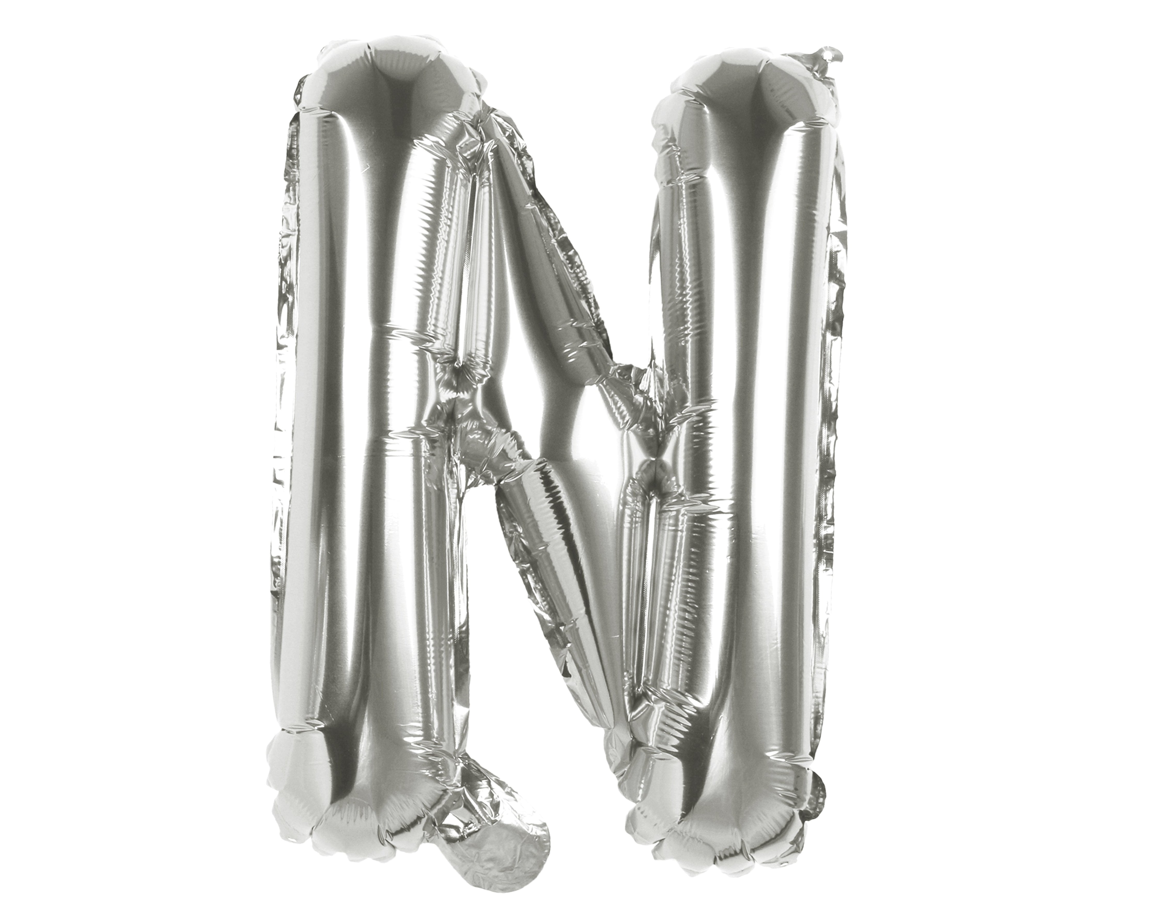 16 Inch Silver Foil Number Balloon - Walmart.com