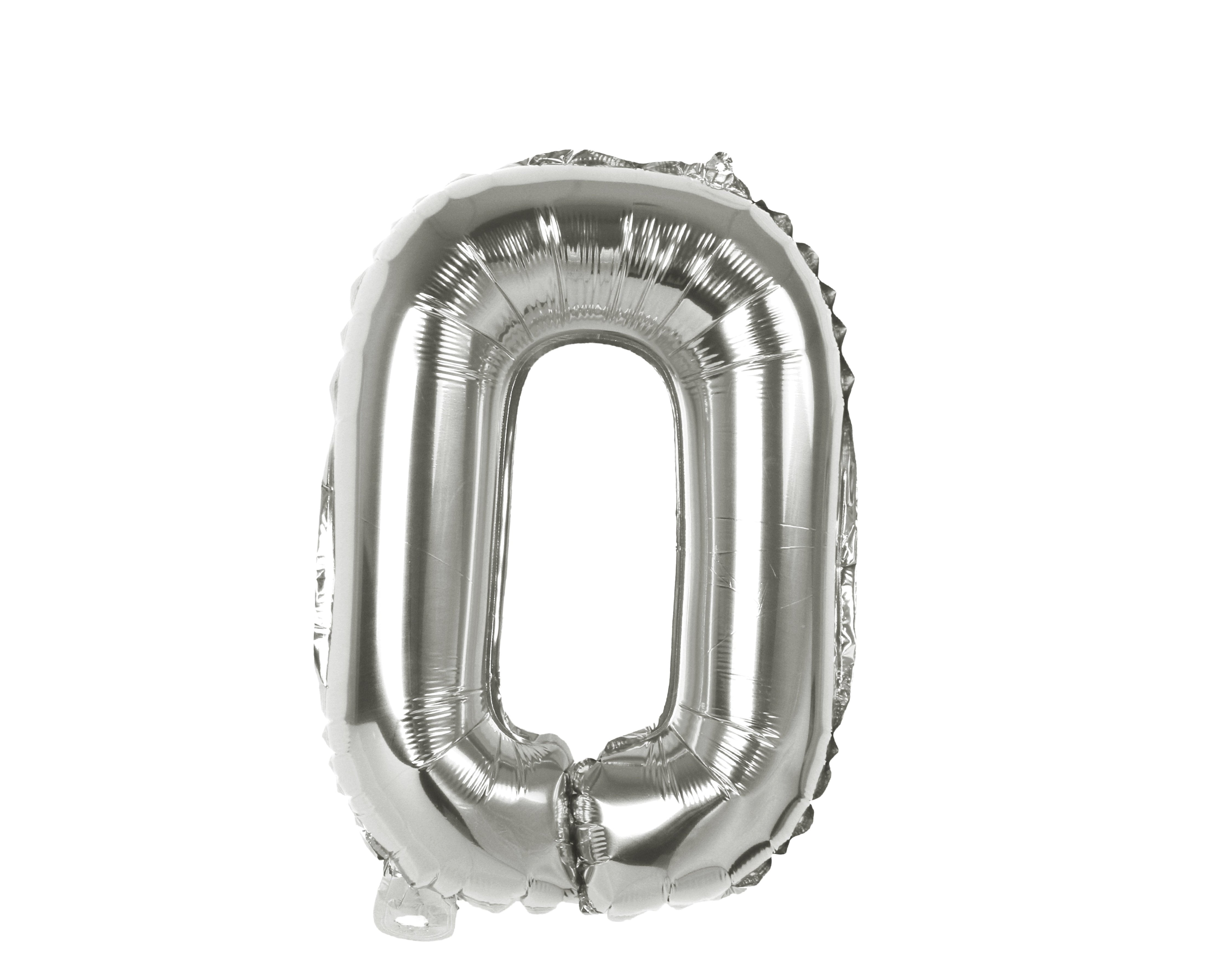 16 Inch Silver Foil Number Balloon - Walmart.com