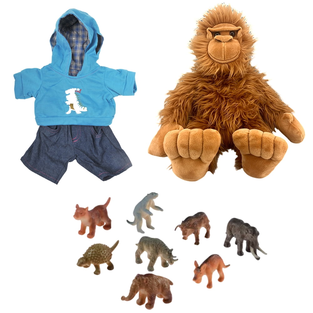 16-Inch Stomp The Sasquatch Stuffed Toy in Adorable Dinosaur Outfit ...