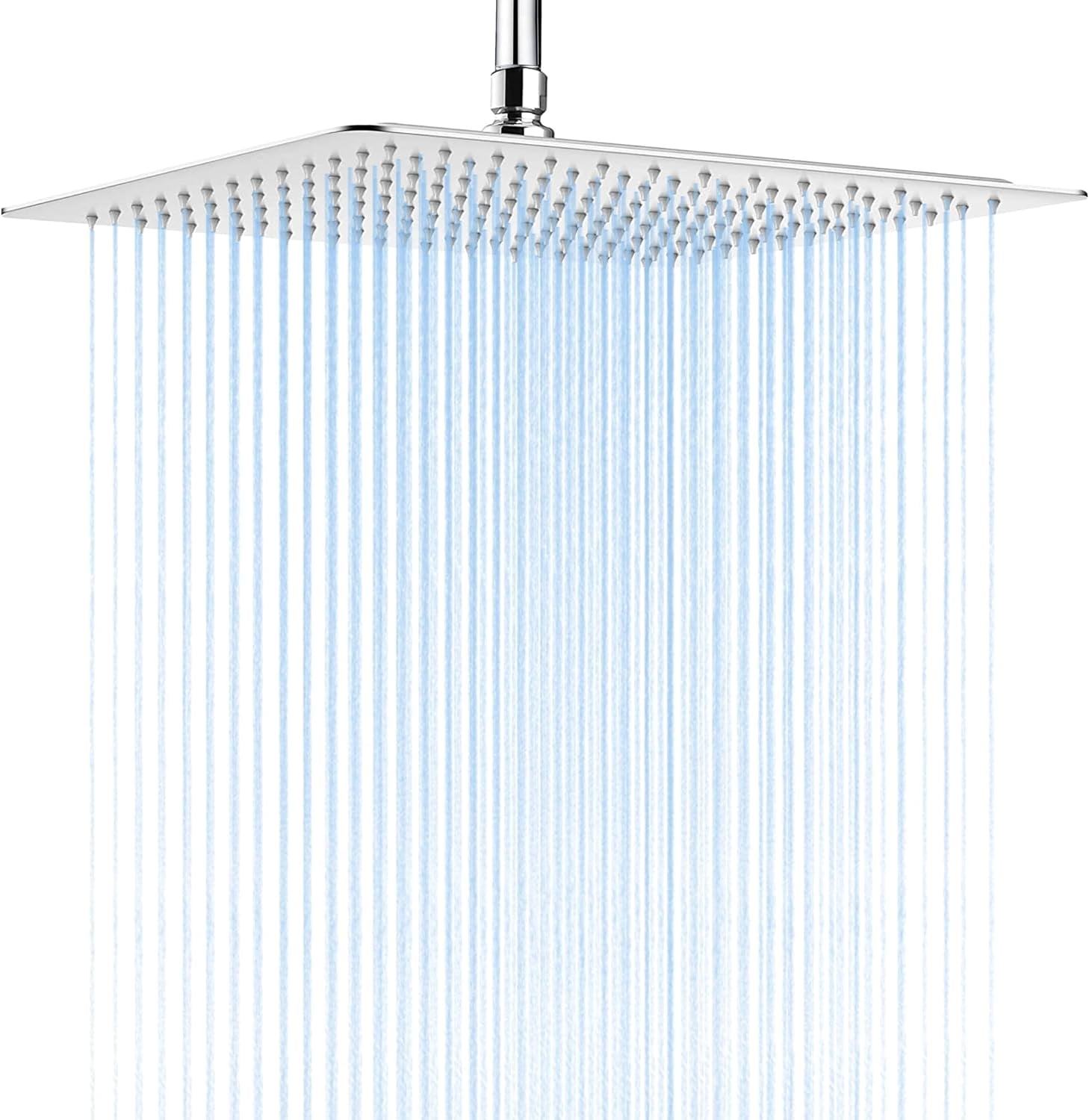 16 Inch Ultra Thin Rain Shower Head, Large Rainfall Shower Head ...