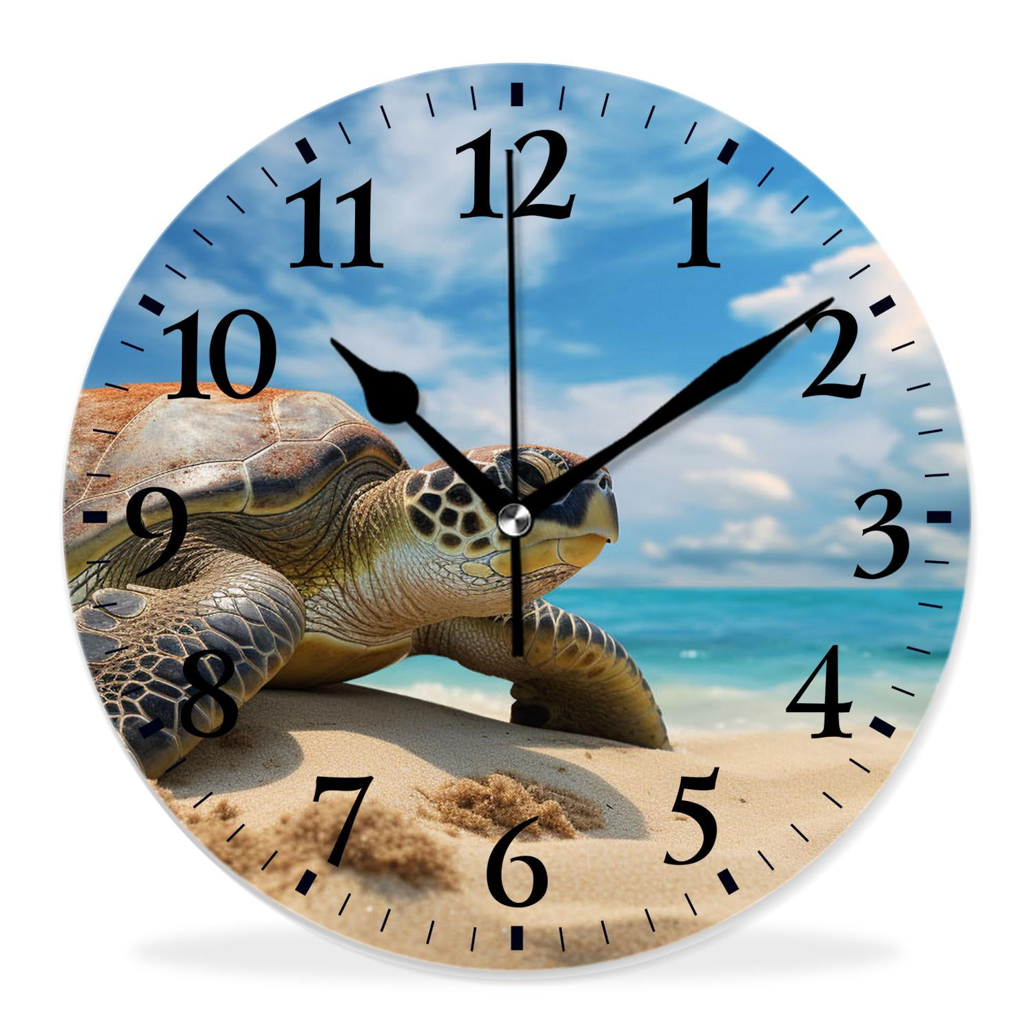 16 Inch Wall Clock Battery Operated Silent Clock Decorative for Office ...