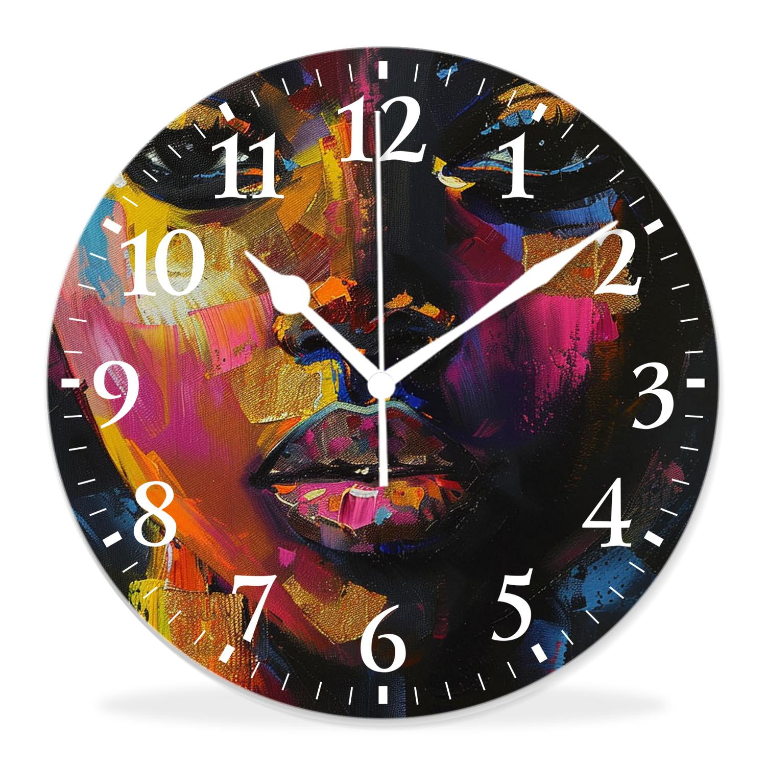 16 Inch Wall Clock Battery Operated Silent Clock Decorative for Office ...