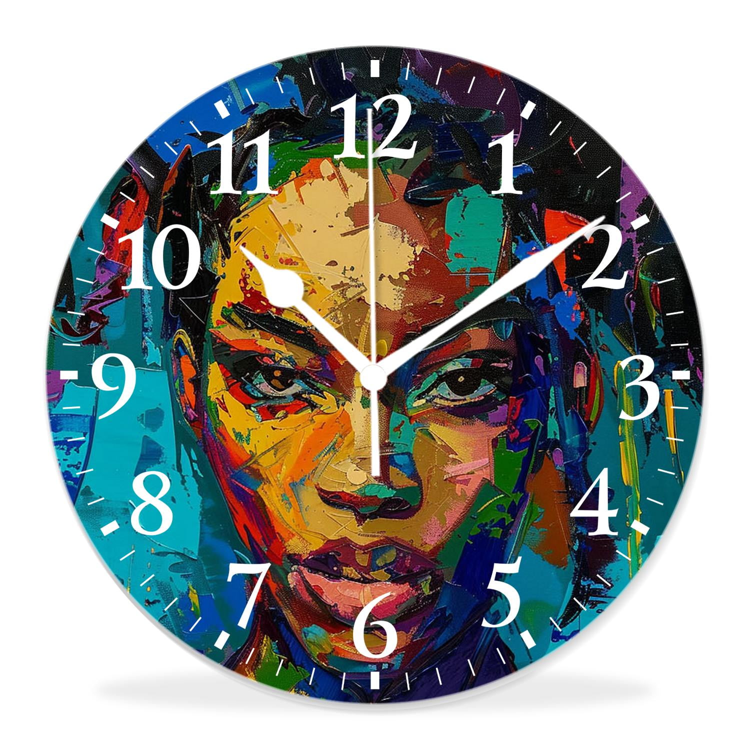 16 Inch Wall Clock Battery Operated Silent Clock Decorative for Office ...