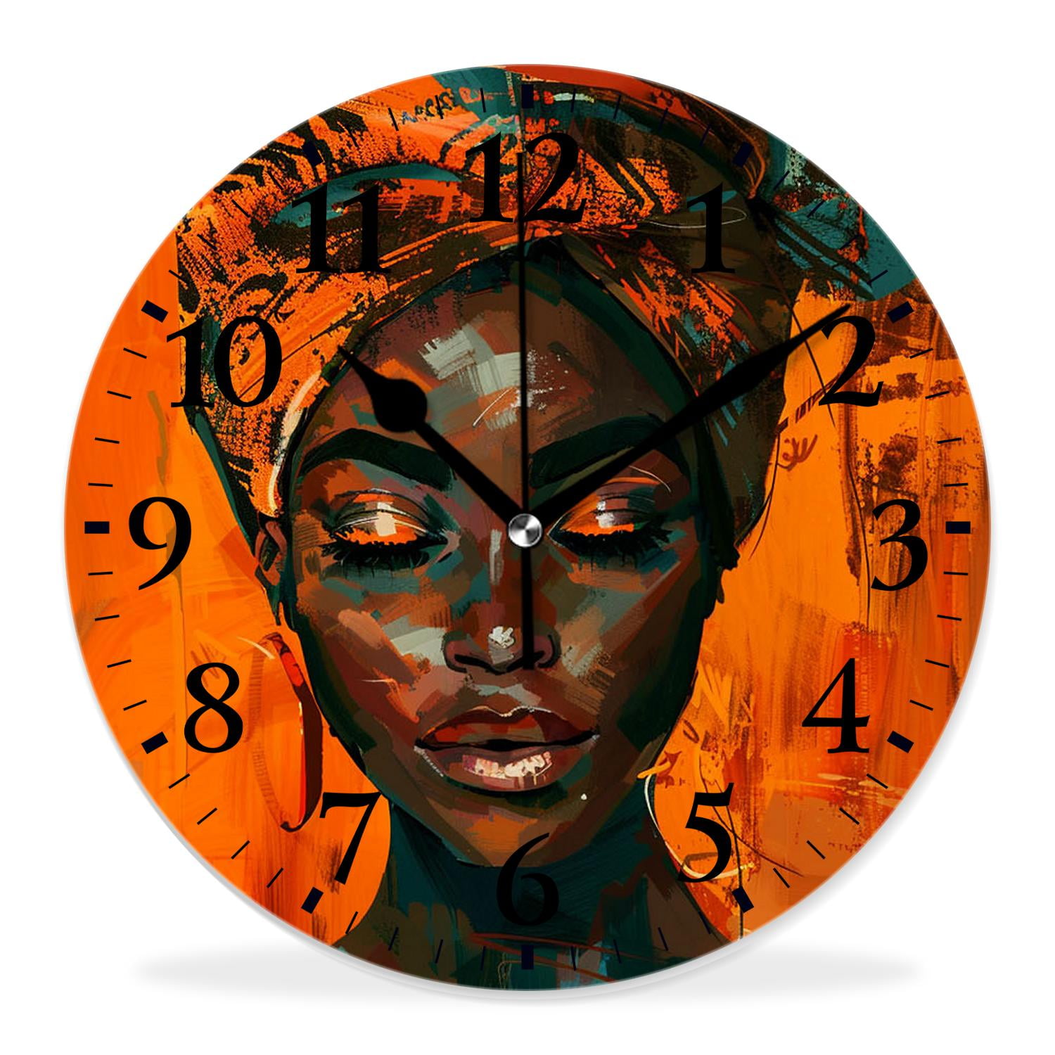 16 Inch Wall Clock Battery Operated Silent Clock Decorative for Office ...
