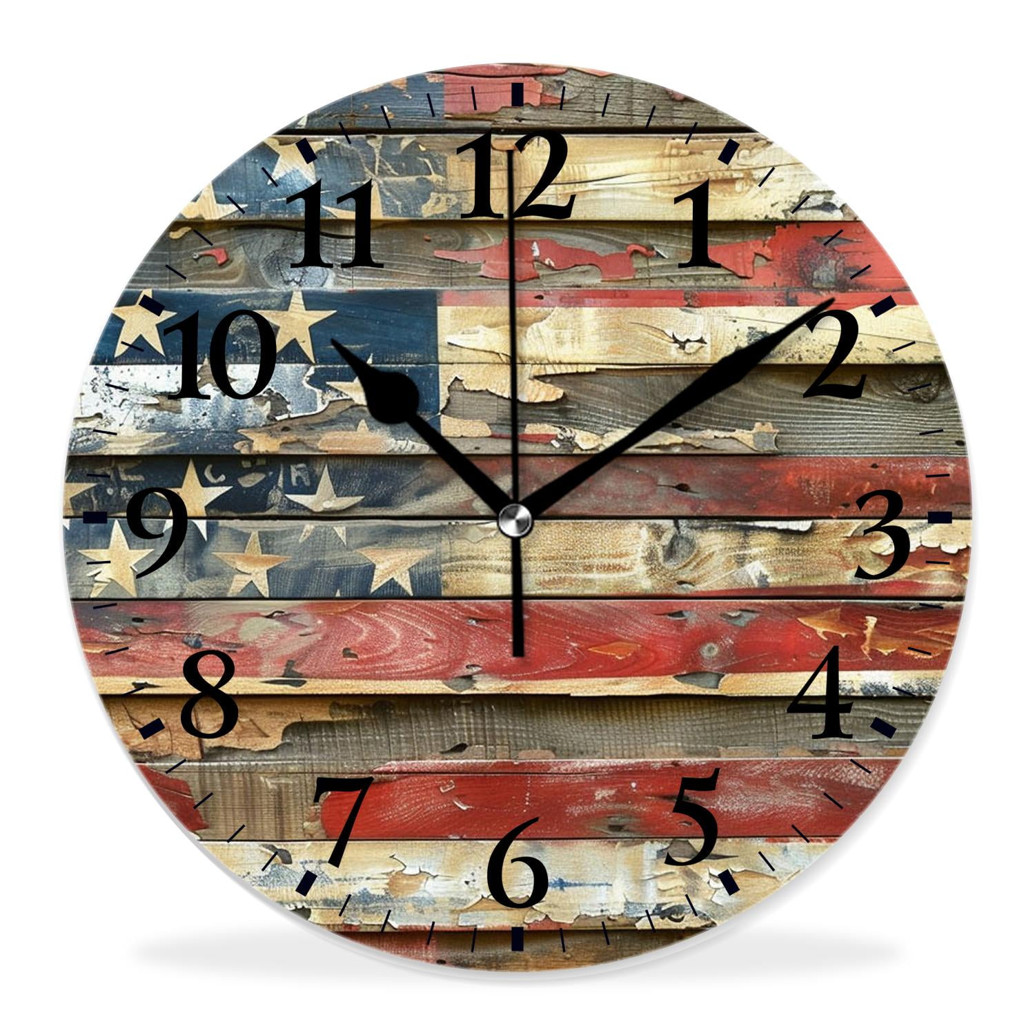 16 Inch Wall Clock Battery Operated Silent Clock Decorative for Office ...