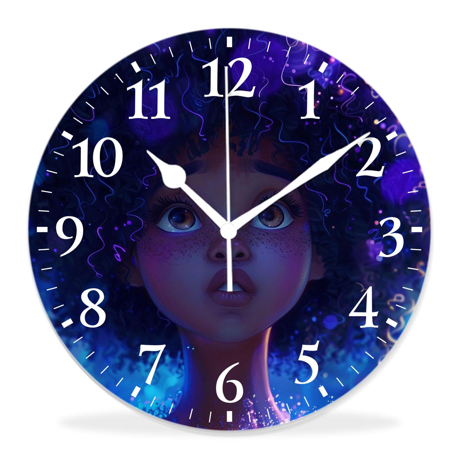16 Inch Wall Clock Battery Operated Silent Clock Decorative for Office ...