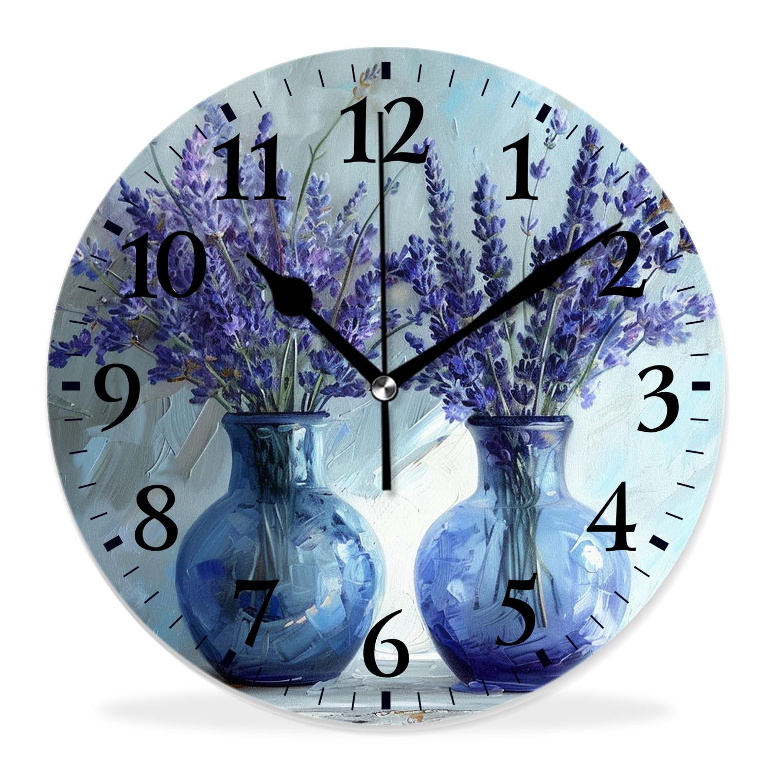 16 Inch Wall Clock Battery Operated Silent Clock Decorative for Office ...