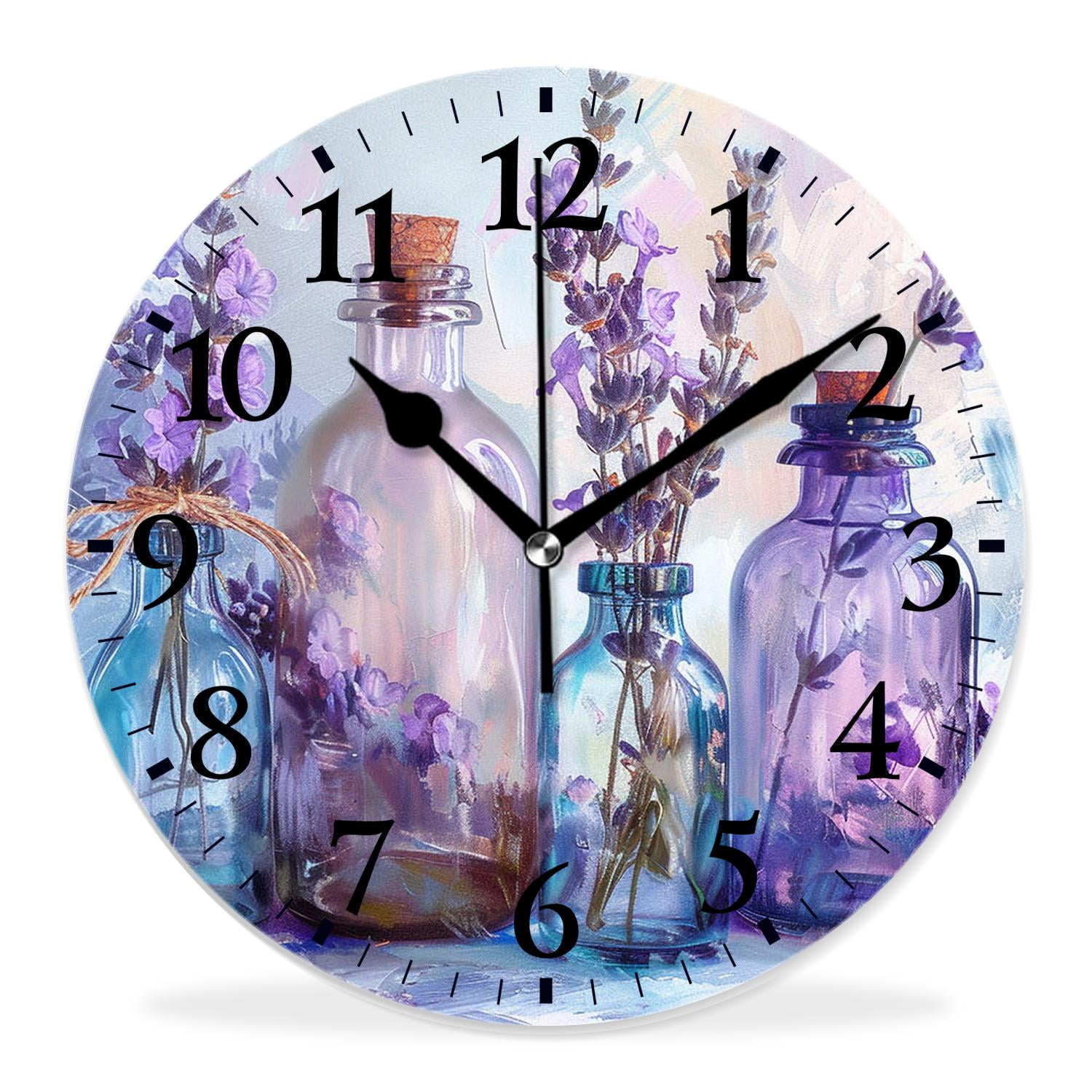 16 Inch Wall Clock Battery Operated Silent Clock Decorative for Office ...