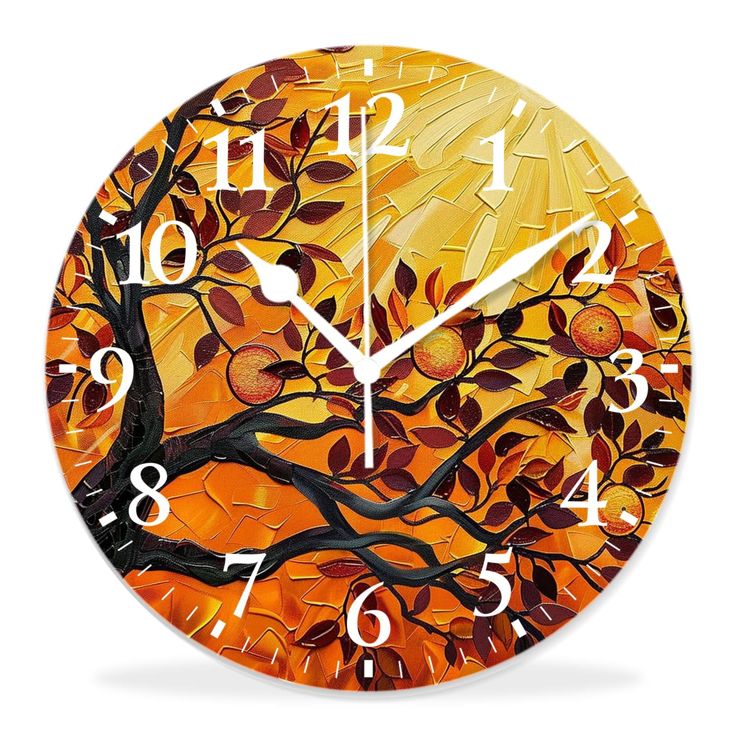 16 Inch Wall Clock Battery Operated Silent Clock Decorative for Office ...