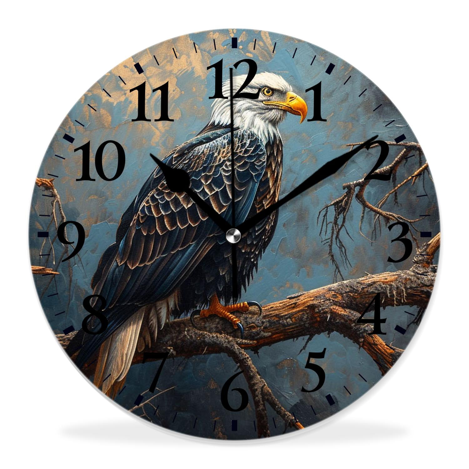 16 Inch Wall Clock Battery Operated Silent Clock Decorative for Office ...