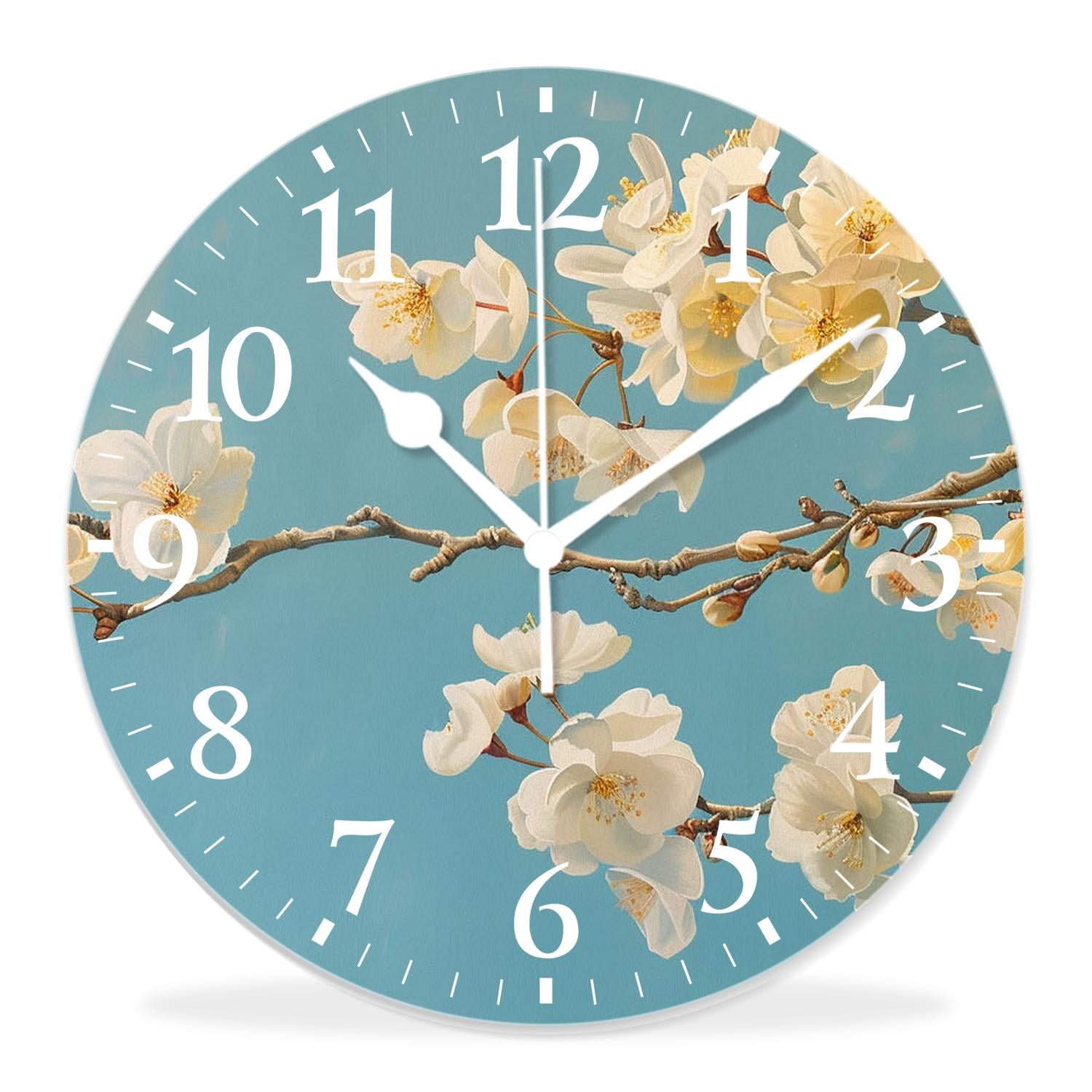 16 Inch Wall Clock Battery Operated Silent Clock Decorative for Office ...