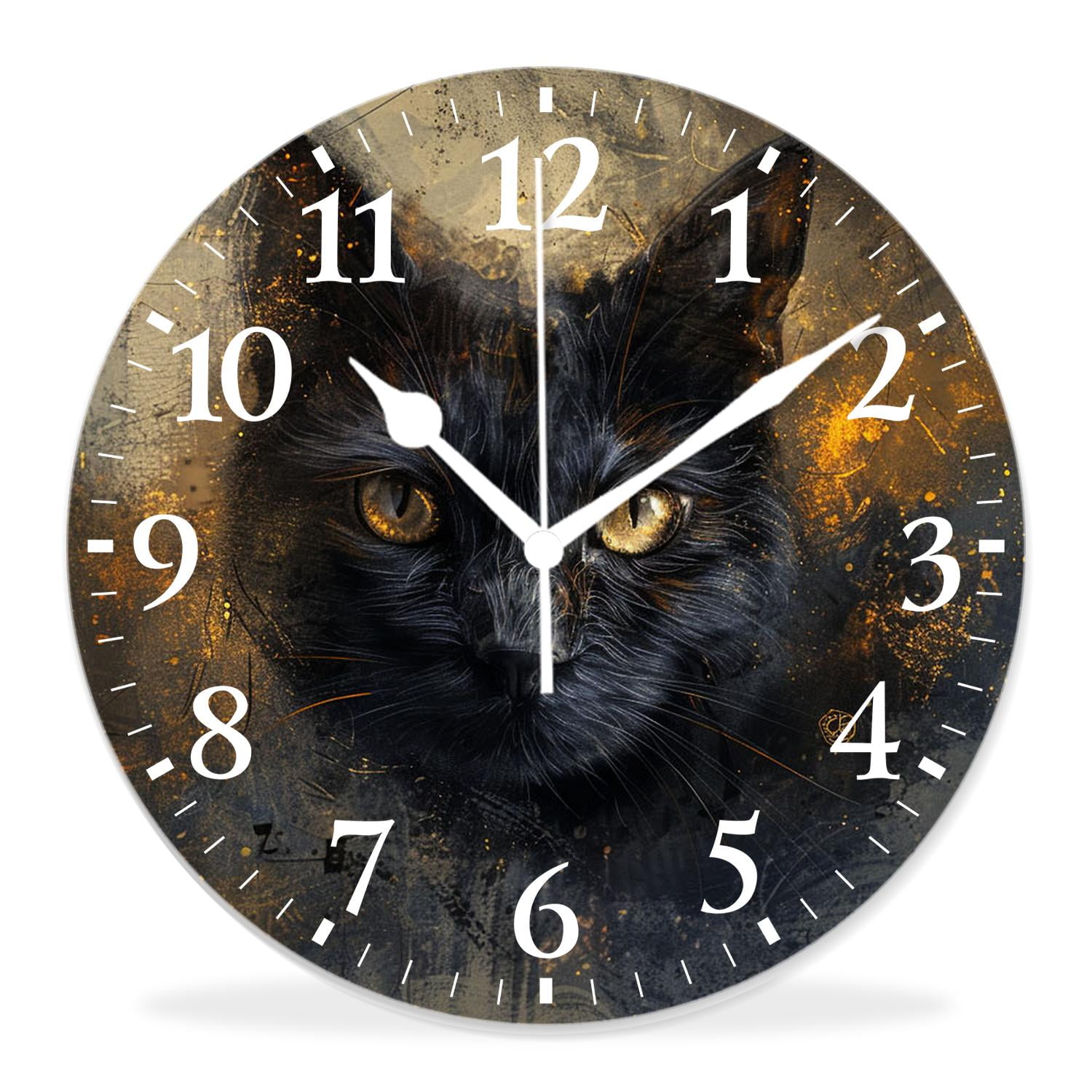 16 Inch Wall Clock Battery Operated Silent Clock Decorative for Office ...