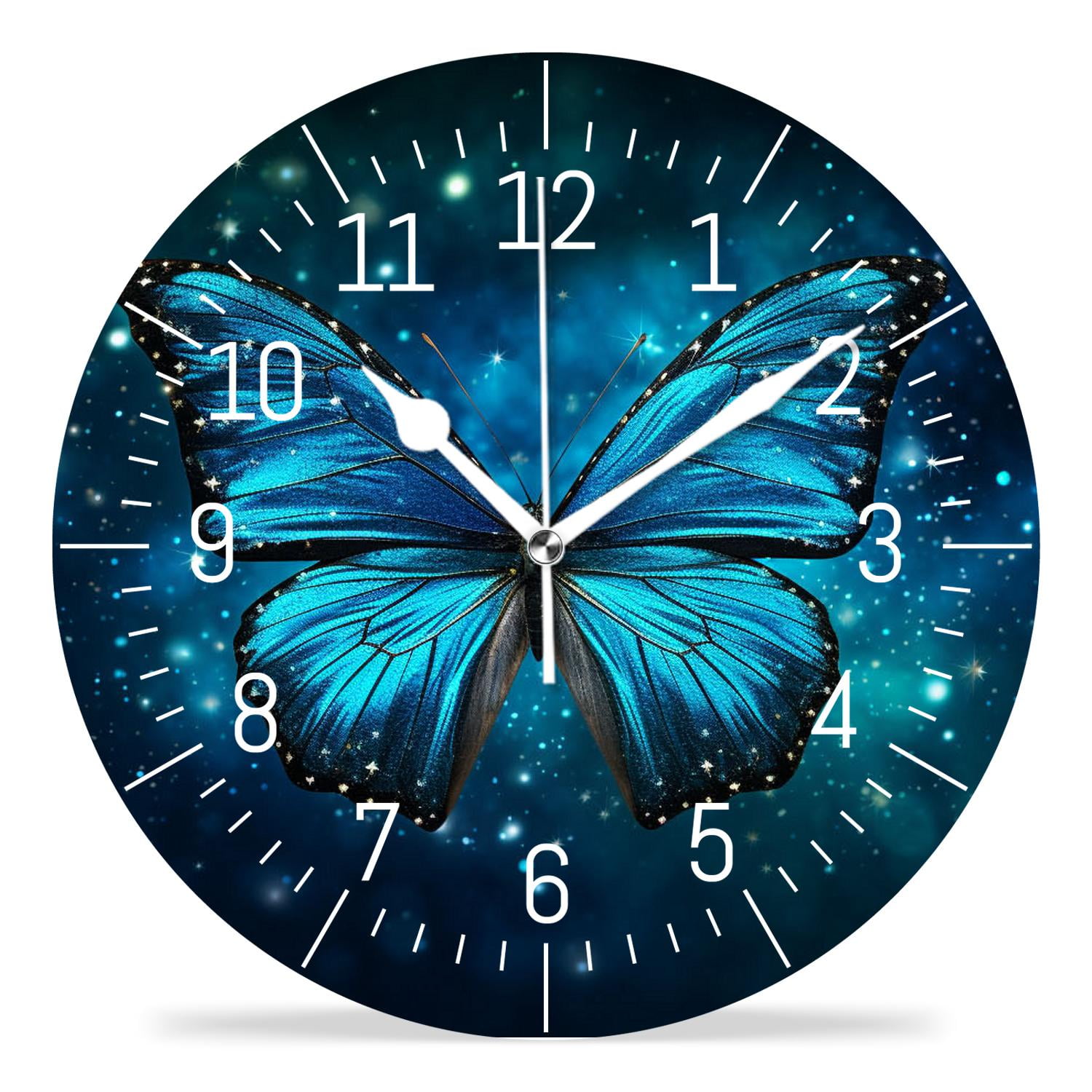 16 Inch Wall Clock Battery Operated Silent Clock Decorative for Office ...