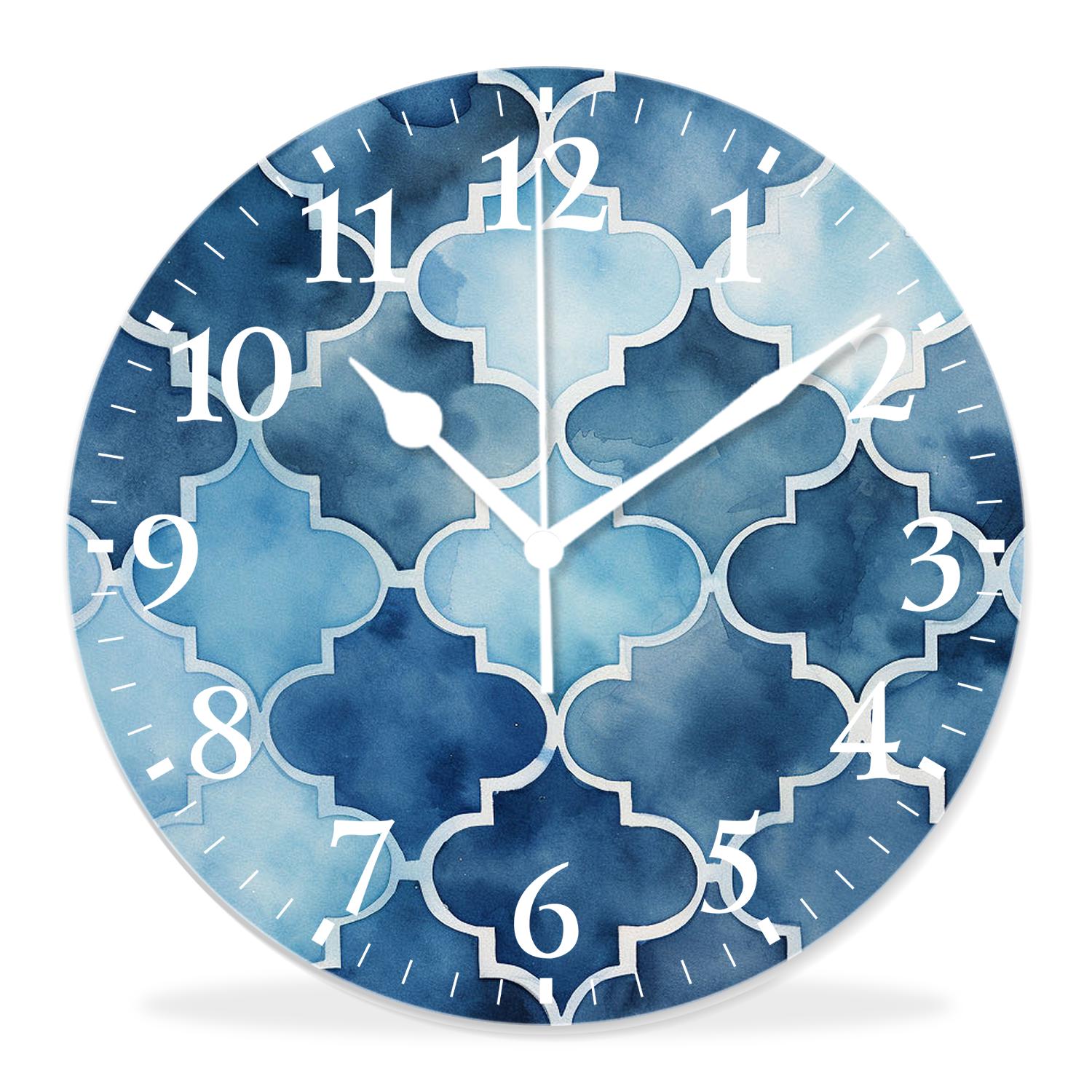 16 Inch Wall Clock Battery Operated Silent Clock Decorative for Office ...