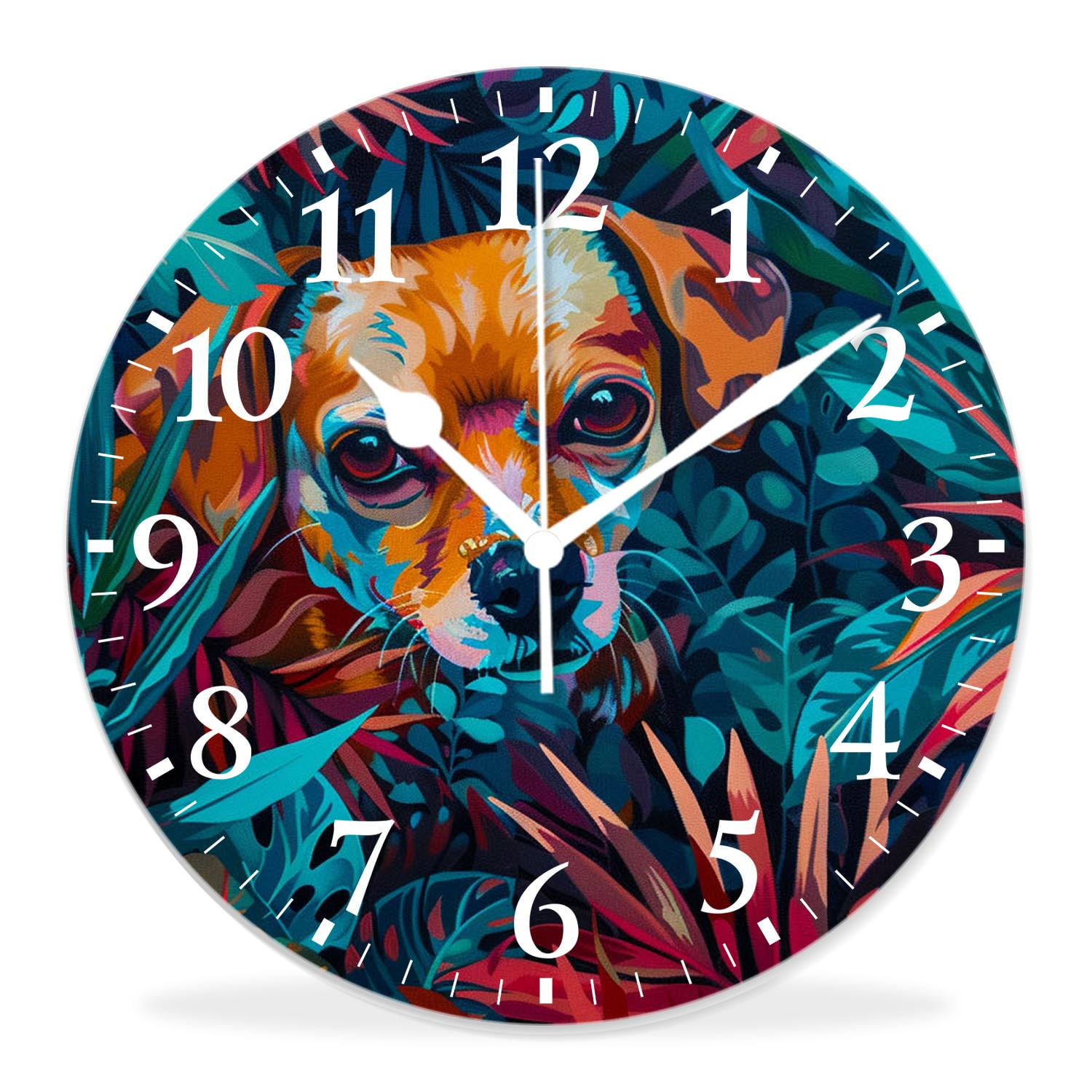 16 Inch Wall Clock Battery Operated Silent Clock Decorative for Office ...