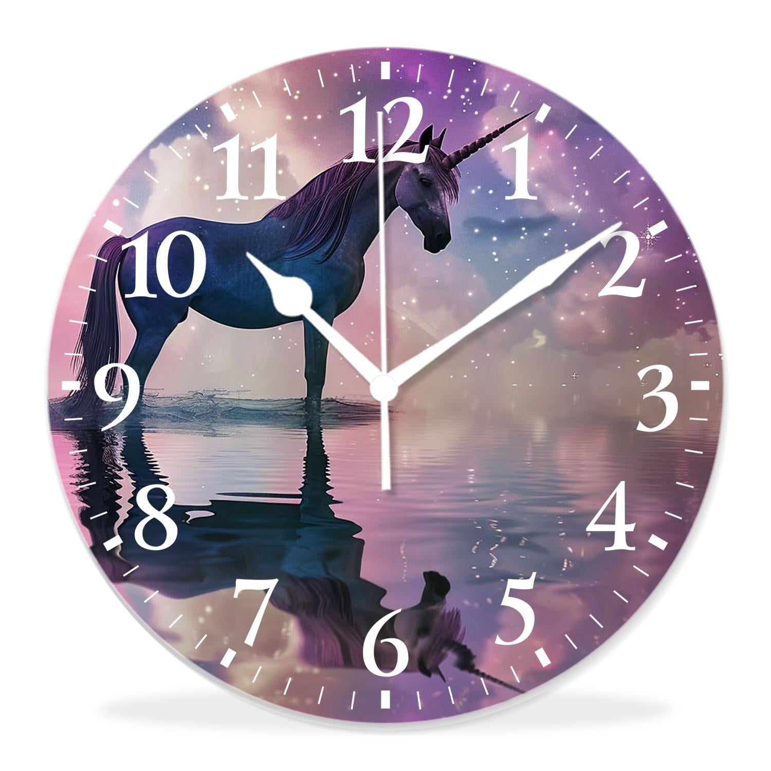 16 Inch Wall Clock Battery Operated Silent Clock Decorative for Office ...