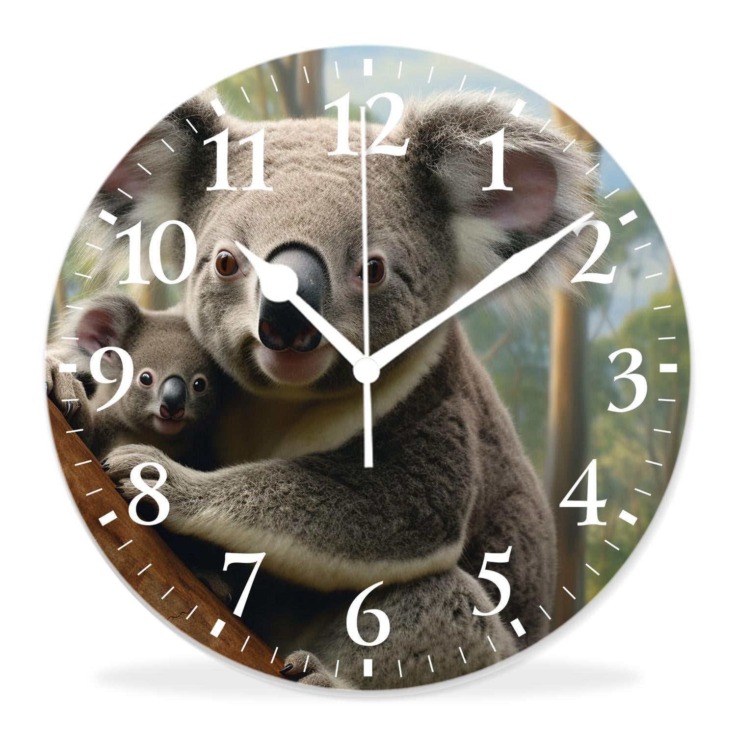 16 Inch Wall Clock Battery Operated Silent Clock Decorative for Office ...