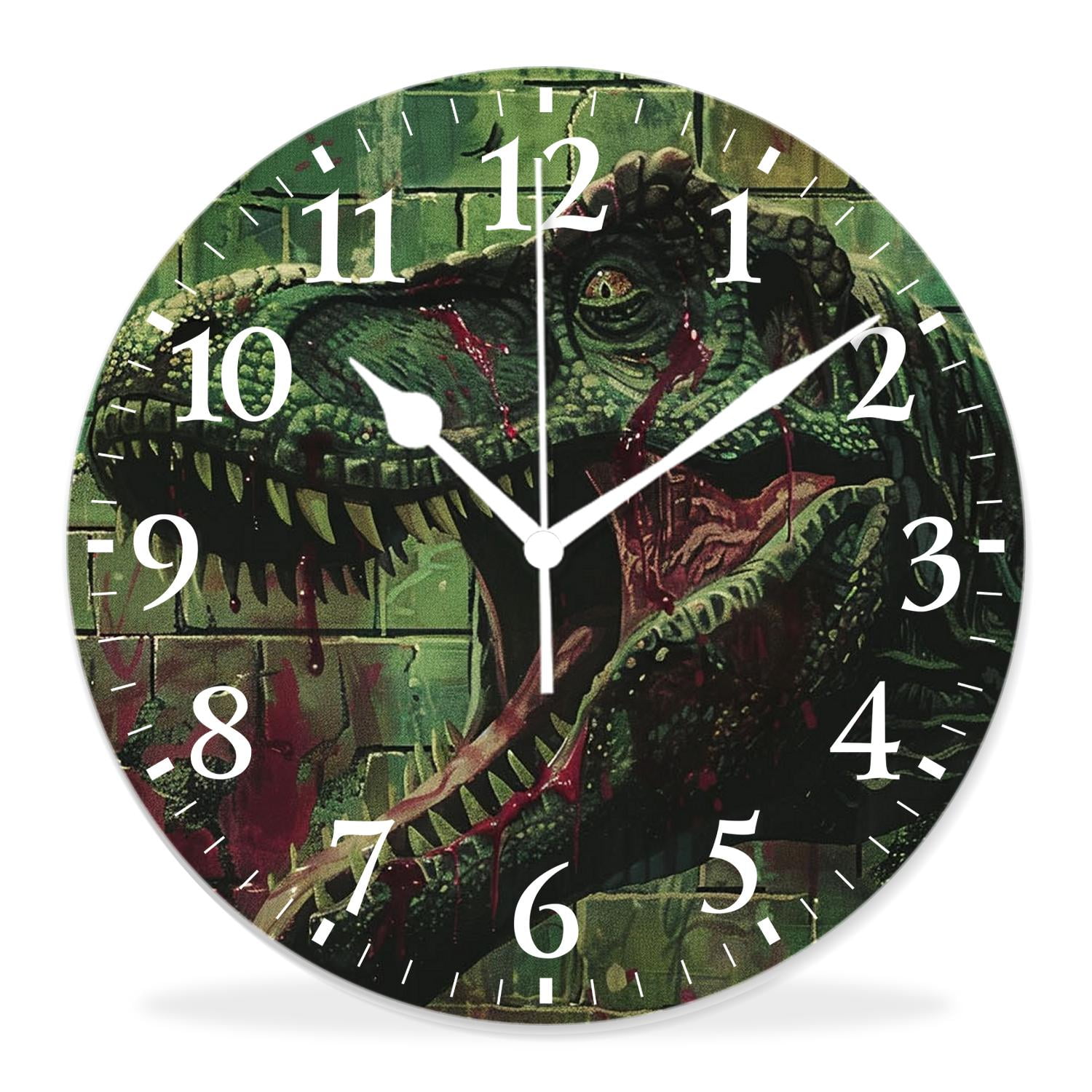 16 Inch Wall Clock Battery Operated Silent Clock Decorative for Office ...
