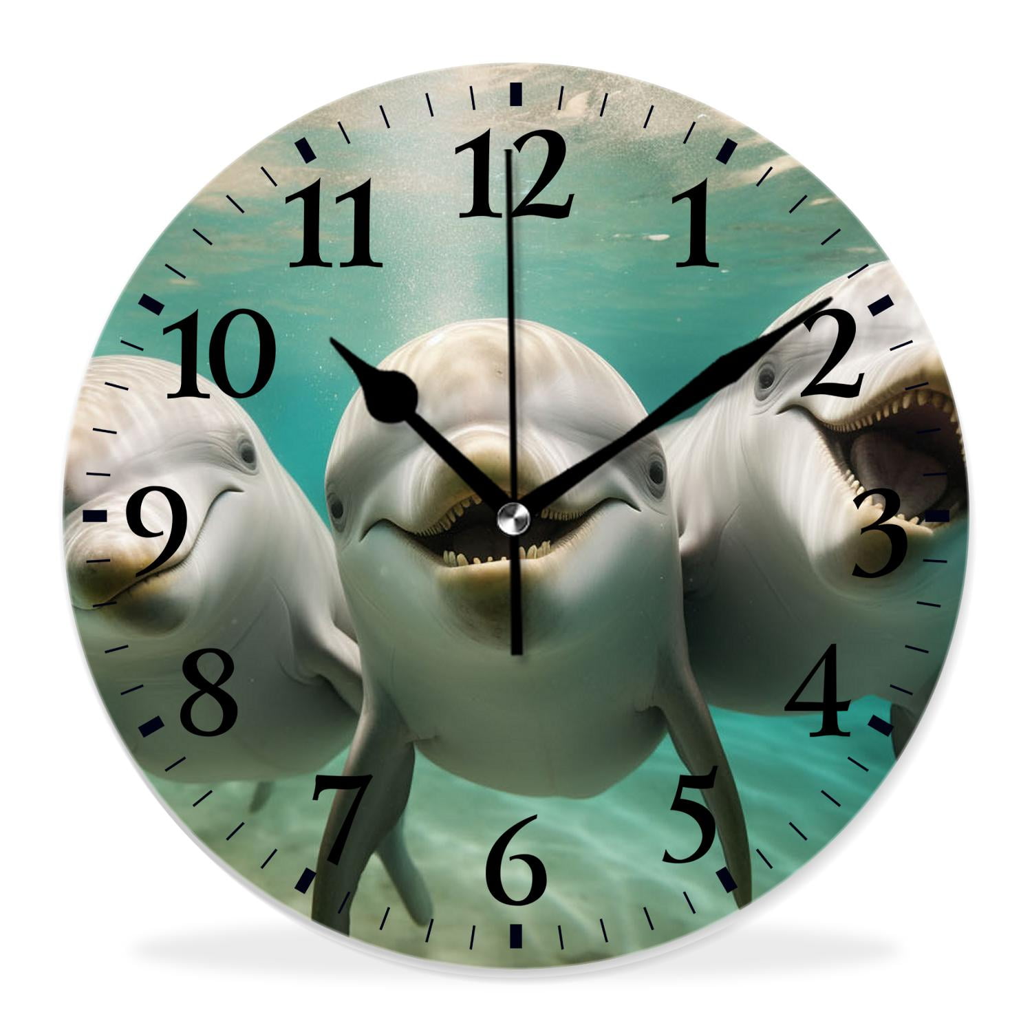 16 Inch Wall Clock Battery Operated Silent Clock Decorative for Office ...