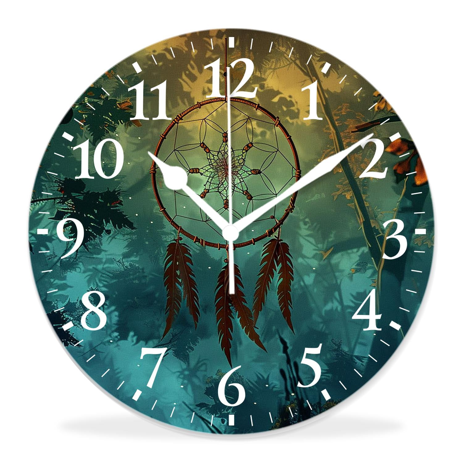 16 Inch Wall Clock Battery Operated Silent Clock Decorative for Office ...