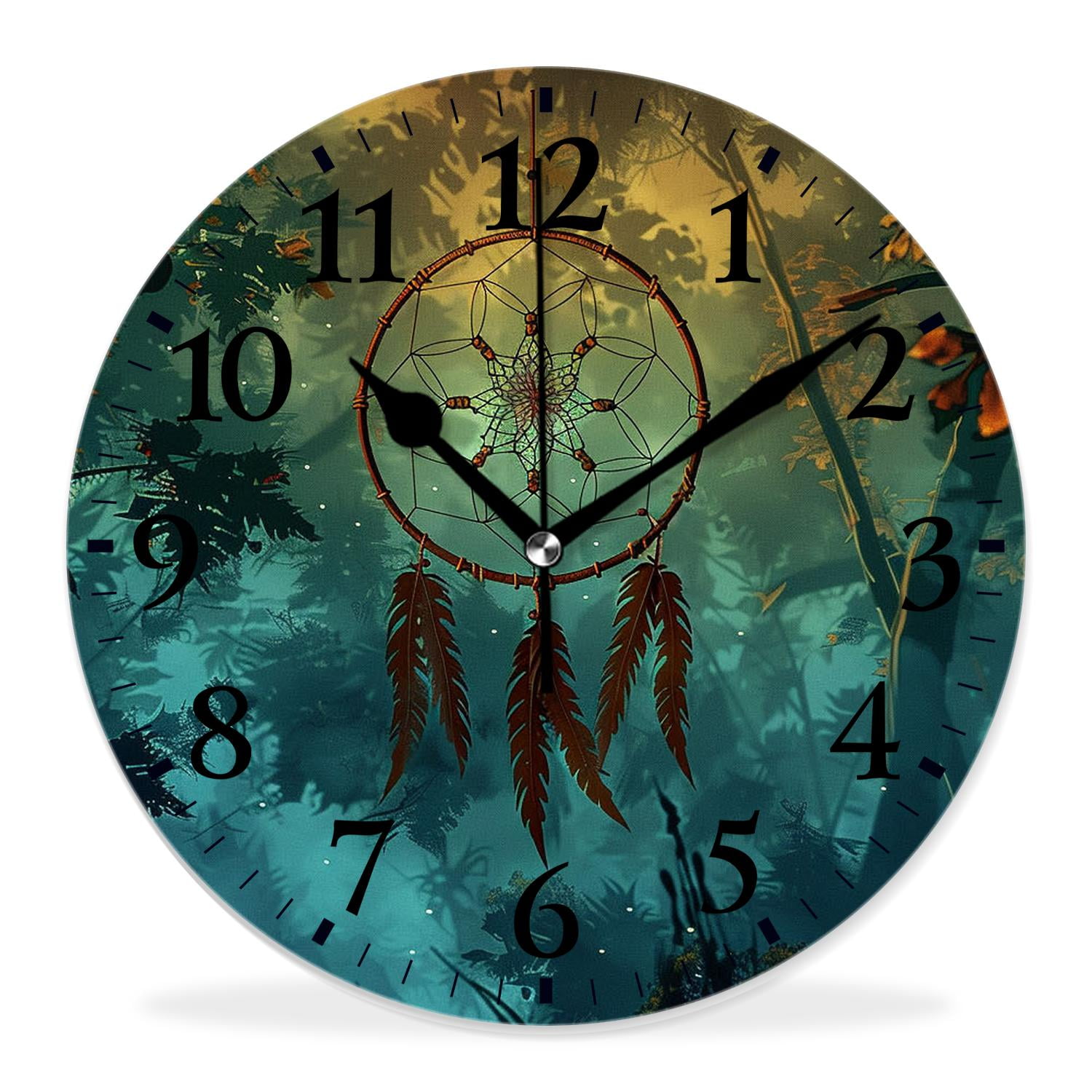 16 Inch Wall Clock Battery Operated Silent Clock Decorative for Office ...