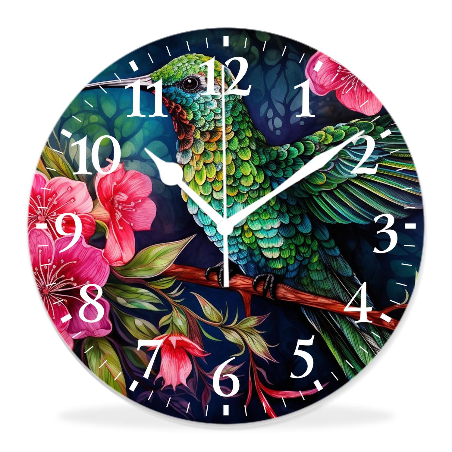 16 Inch Wall Clock Battery Operated Silent Clock Decorative for Office ...