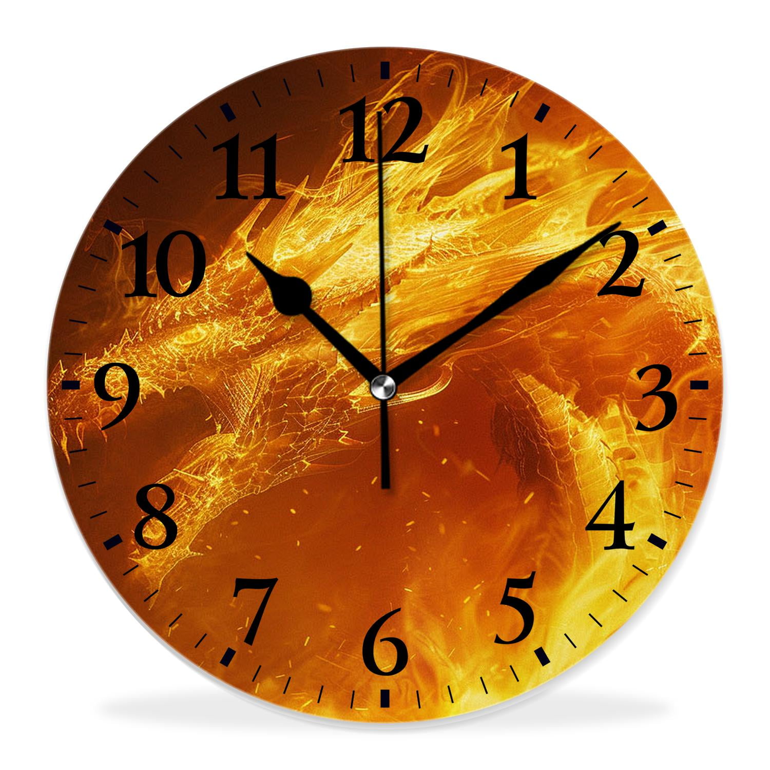 16 Inch Wall Clock Battery Operated Silent Clock Decorative for Office ...