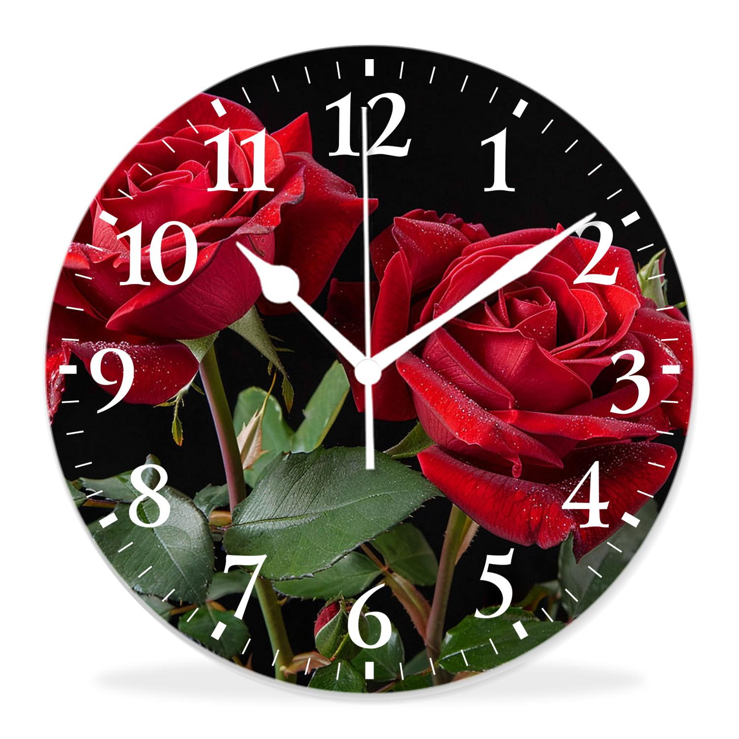 16 Inch Wall Clock Battery Operated Silent Clock Decorative for Office ...