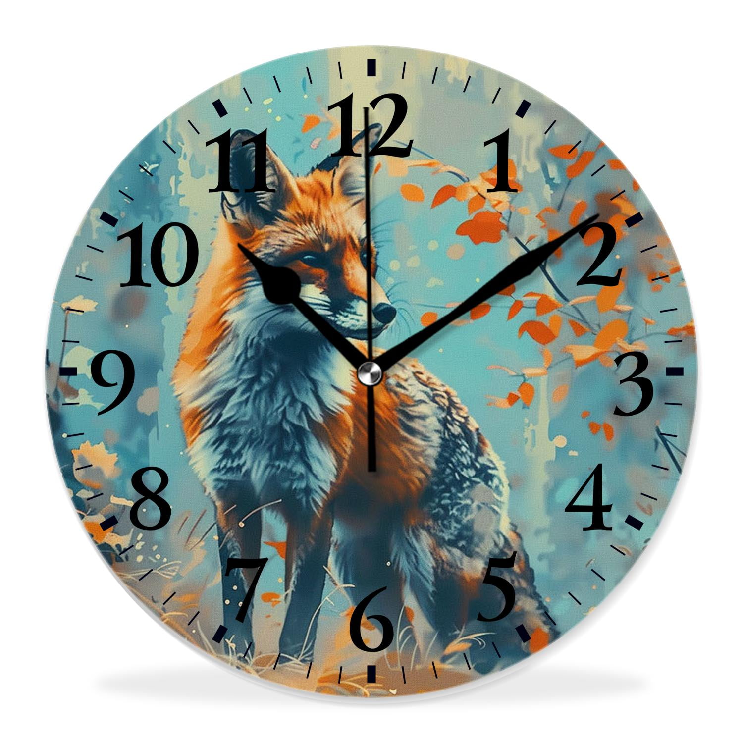 16 Inch Wall Clock Battery Operated Silent Clock Decorative for Office ...