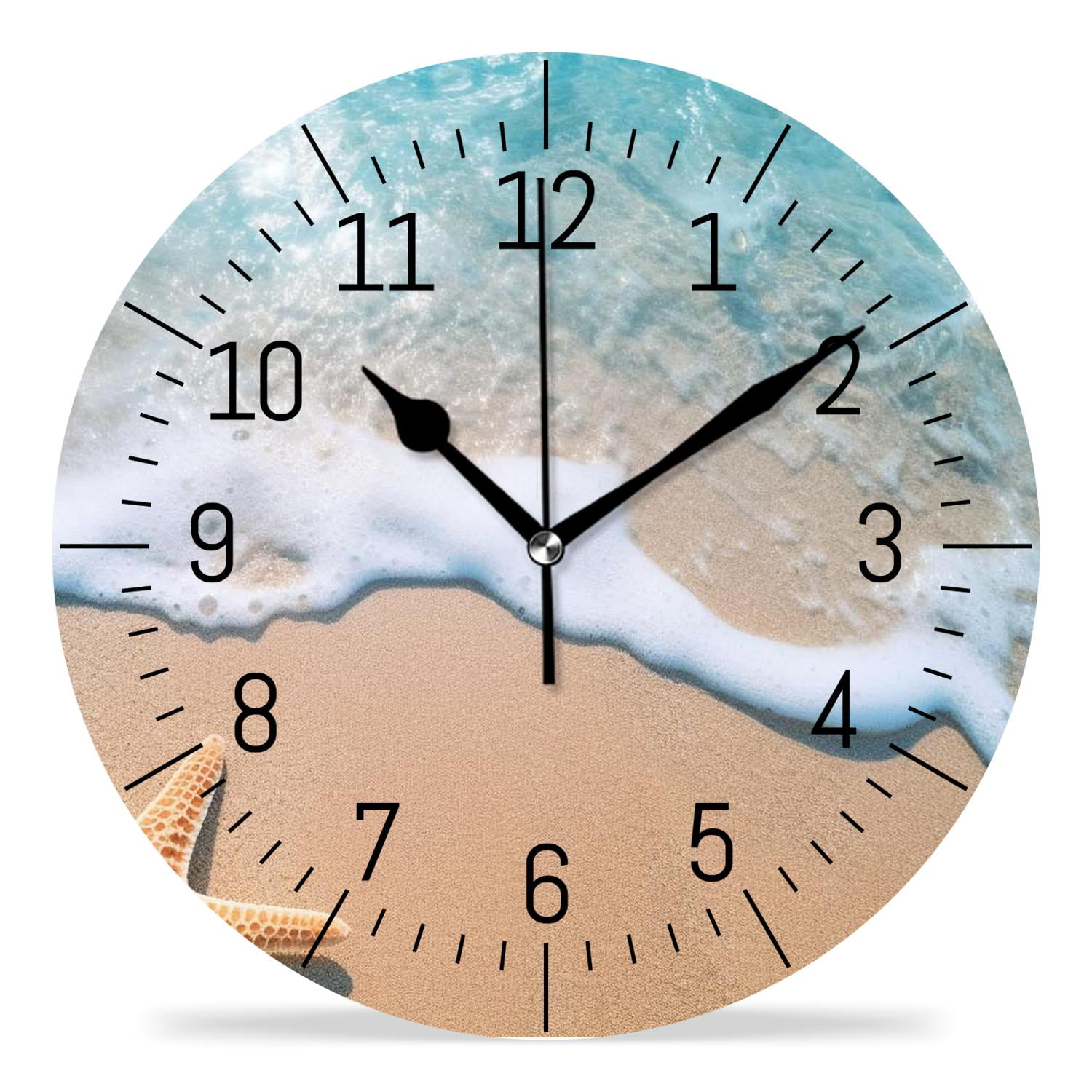 16 Inch Wall Clock Battery Operated Silent Clock Decorative for Office ...
