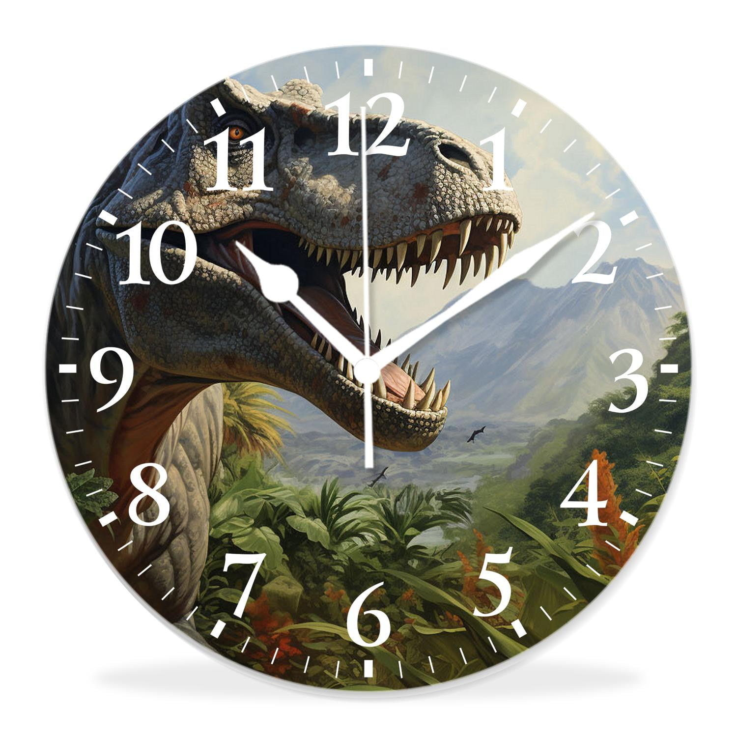 16 Inch Wall Clock Battery Operated Silent Clock Decorative for Office ...