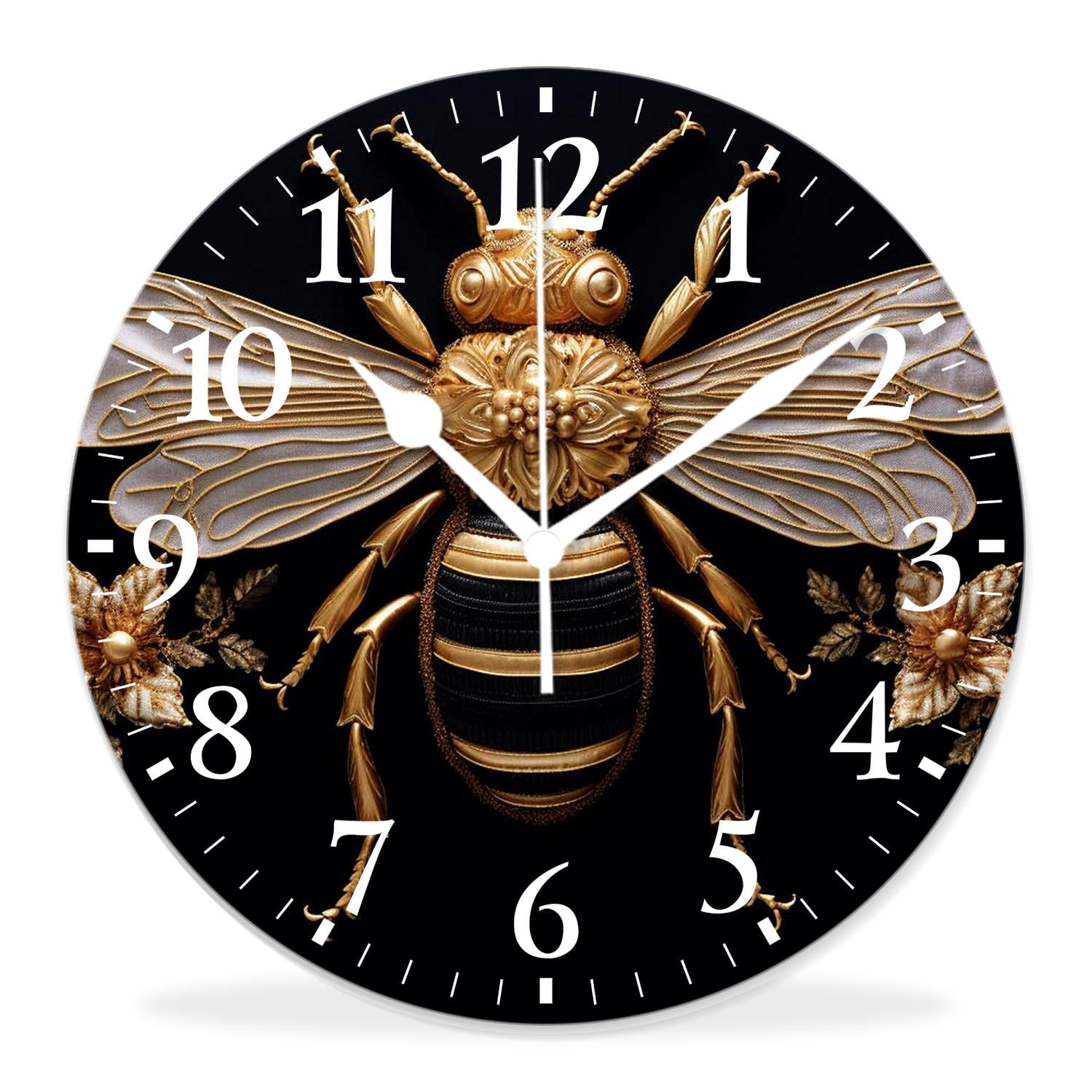 16 Inch Wall Clock Battery Operated Silent Clock Decorative for Office ...