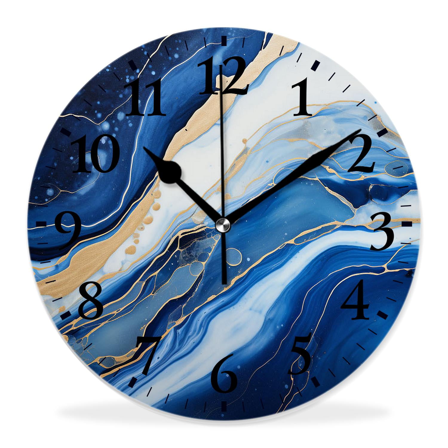 16 Inch Wall Clock Battery Operated Silent Clock Decorative for Office ...