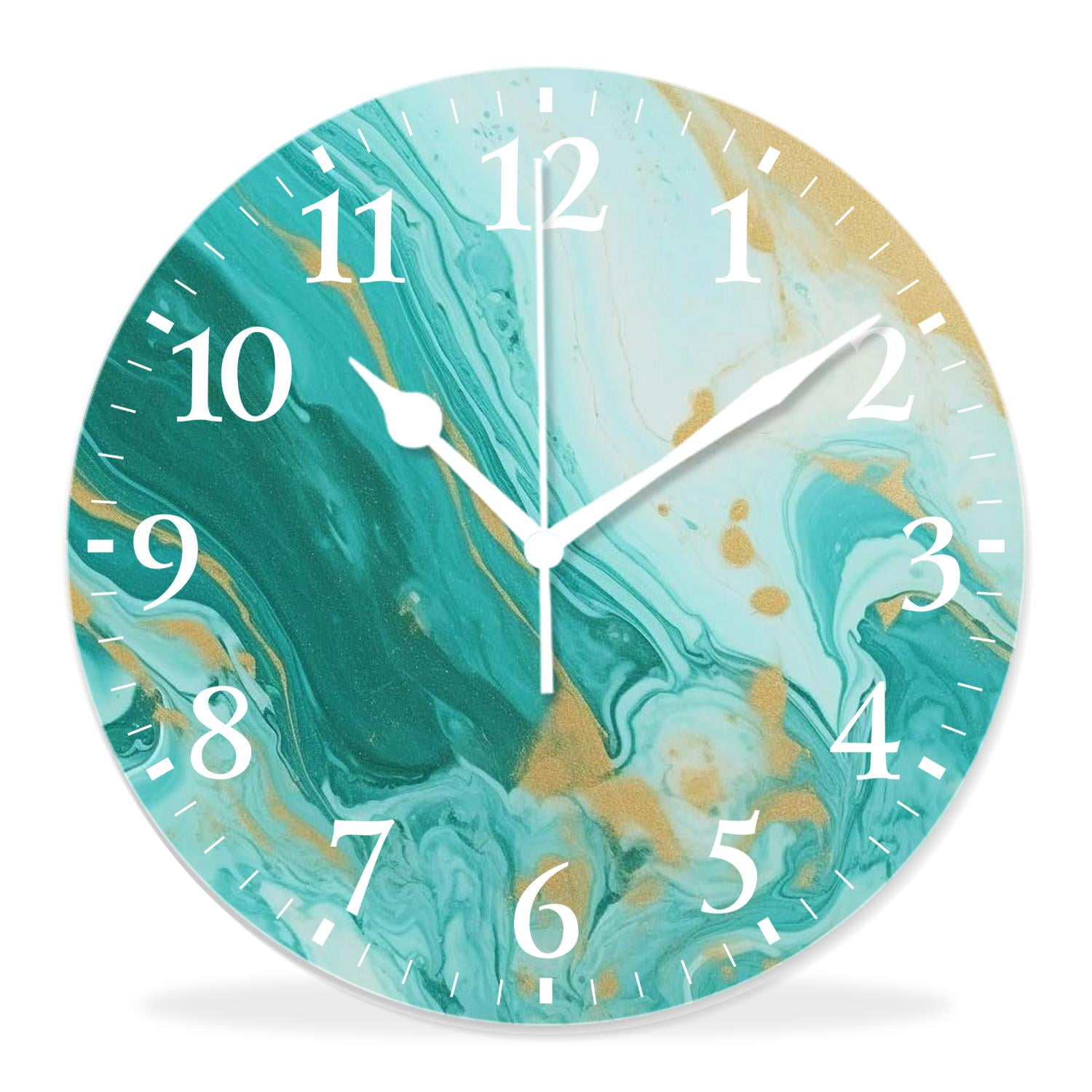 16 Inch Wall Clock Battery Operated Silent Clock Decorative for Office ...