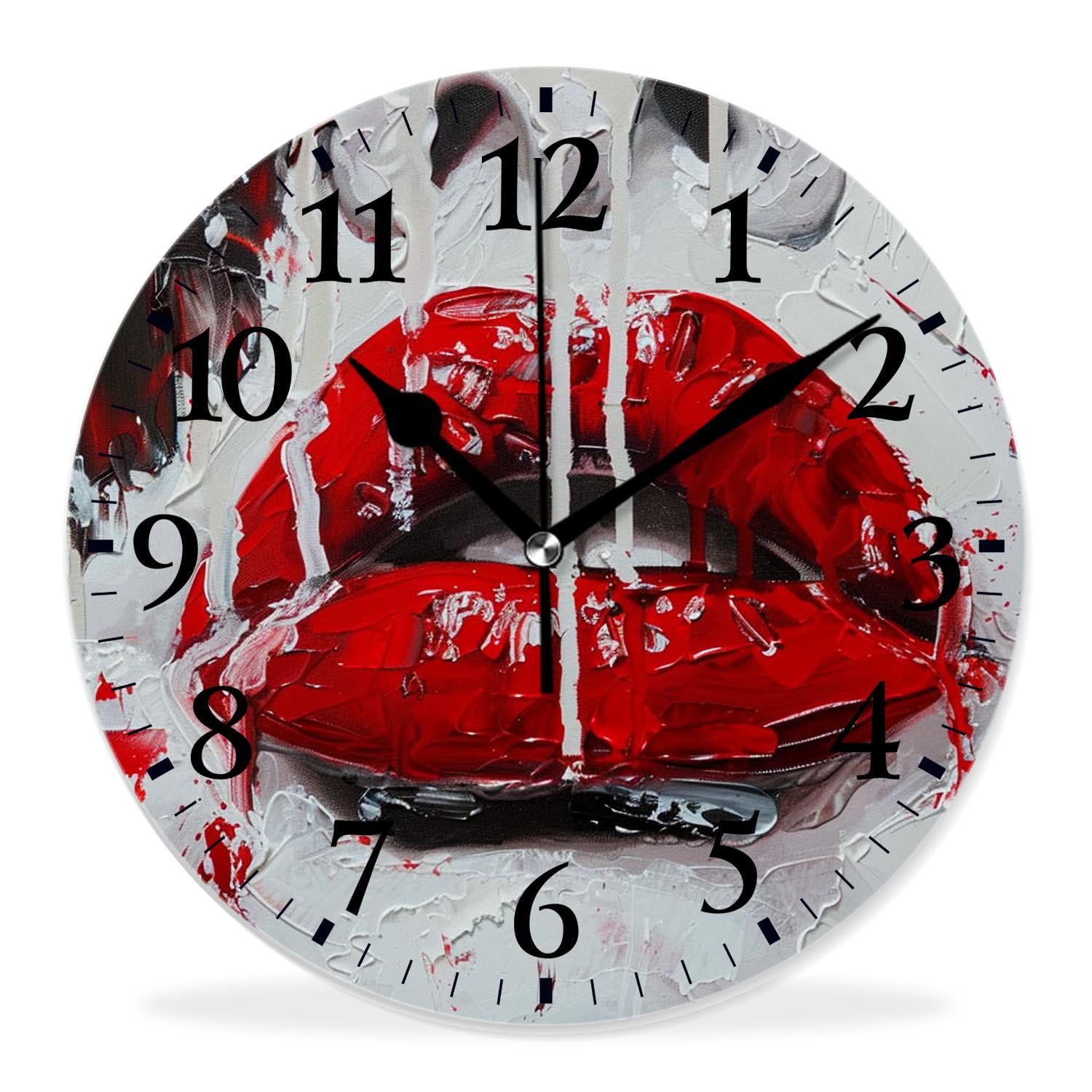 16 Inch Wall Clock Battery Operated Silent Clock Decorative for Office ...