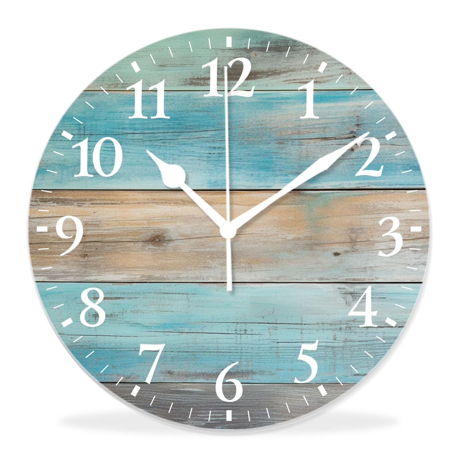 16 Inch Wall Clock Battery Operated Silent Clock Decorative for Office ...