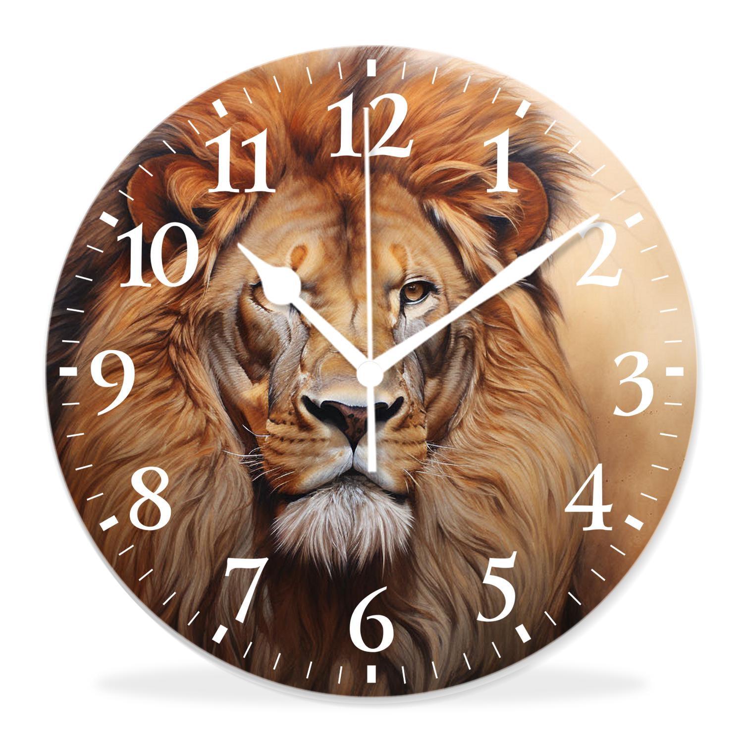 16 Inch Wall Clock Battery Operated Silent Clock Decorative for Office ...