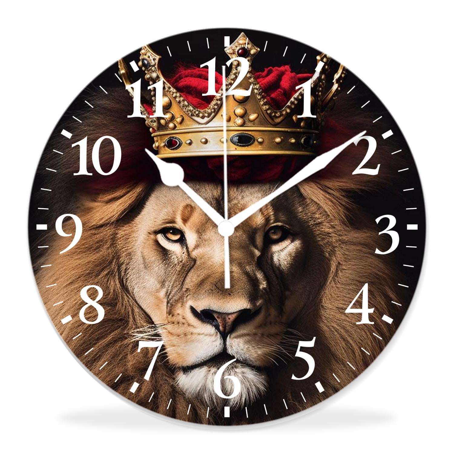 16 Inch Wall Clock Battery Operated Silent Clock Decorative for Office ...