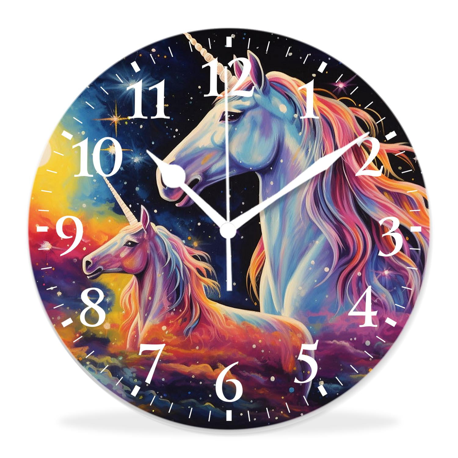 16 Inch Wall Clock Battery Operated Silent Clock Decorative for Office ...