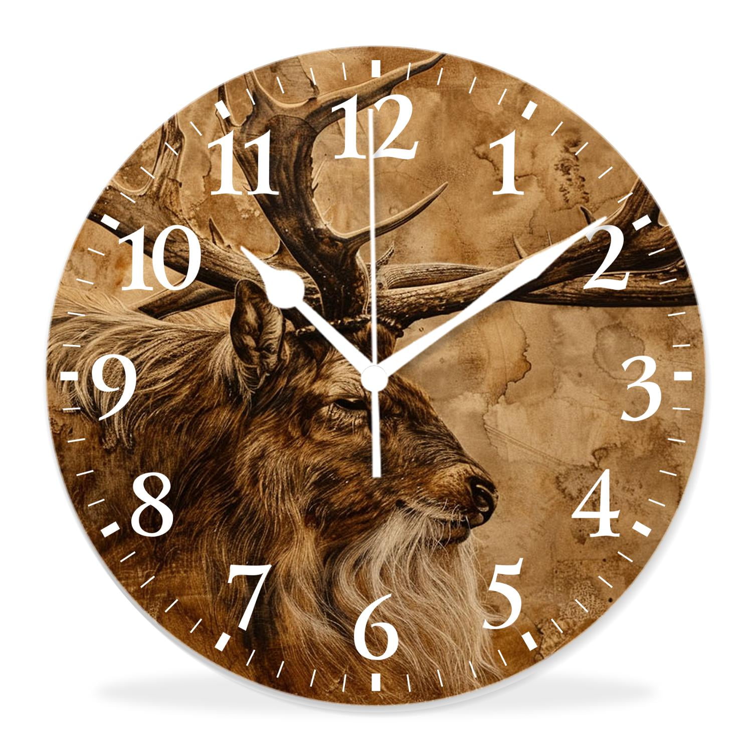 16 Inch Wall Clock Battery Operated Silent Clock Decorative for Office ...