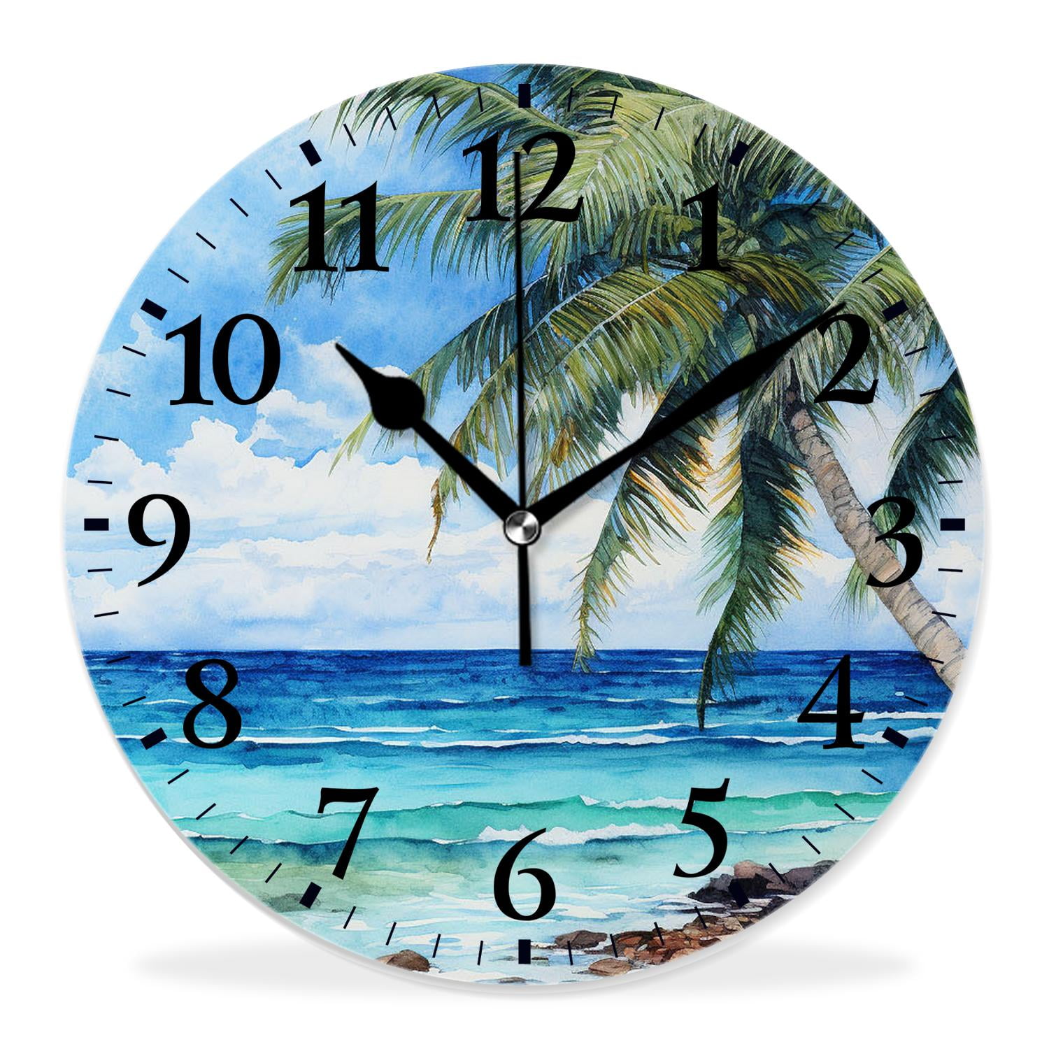 16 Inch Wall Clock Battery Operated Silent Clock Decorative for Office ...