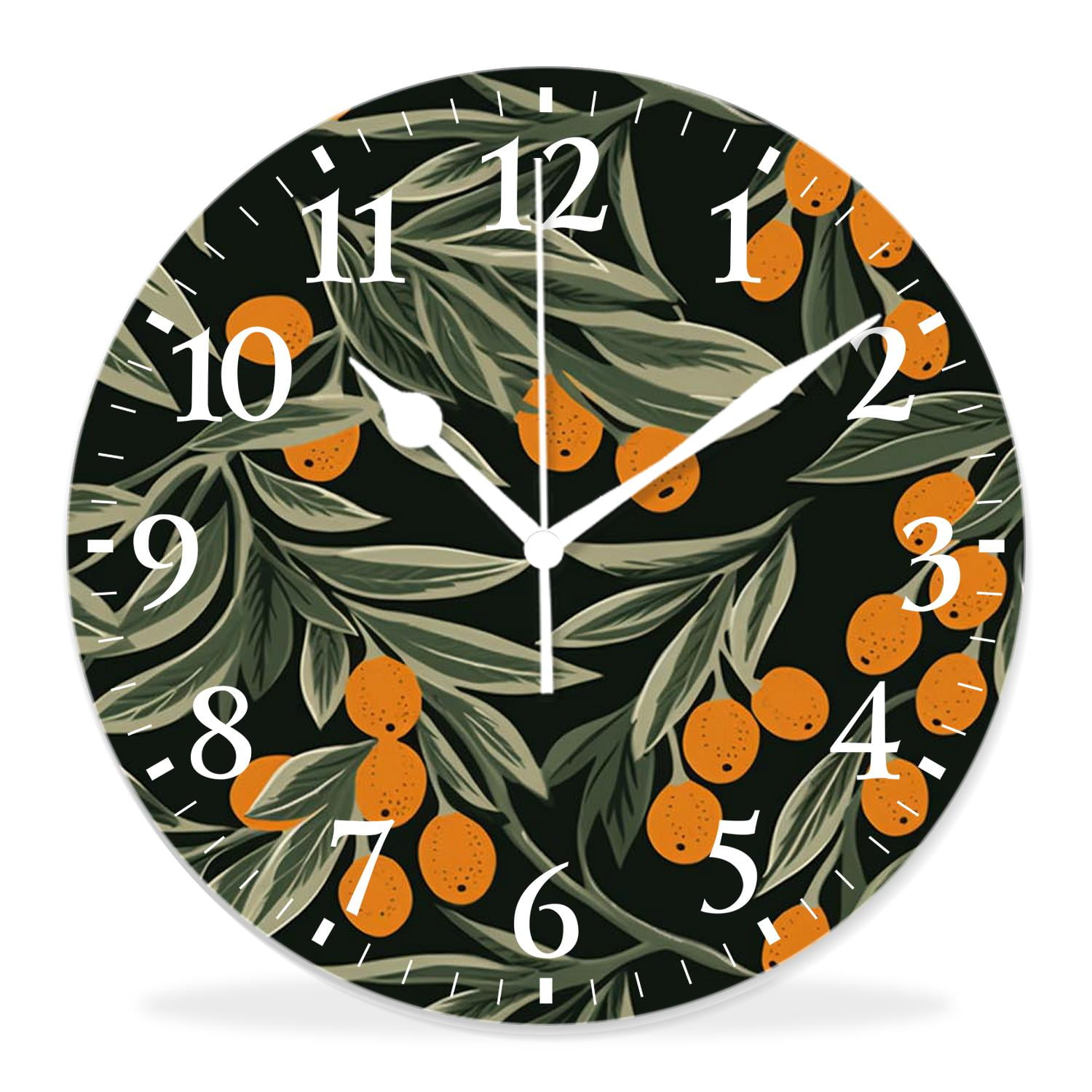 16 Inch Wall Clock Battery Operated Silent Clock Decorative for Office ...