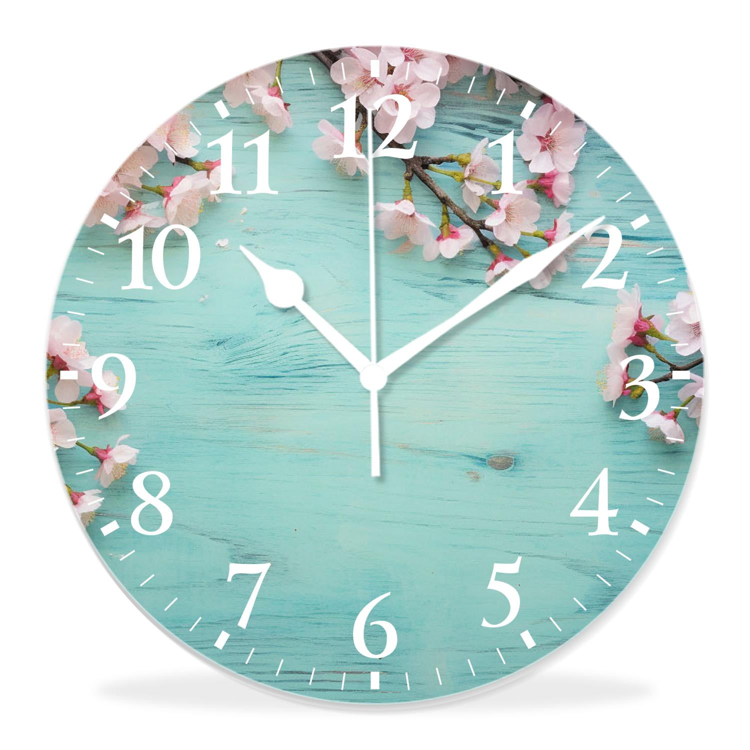 16 Inch Wall Clock Battery Operated Silent Clock Decorative for Office ...