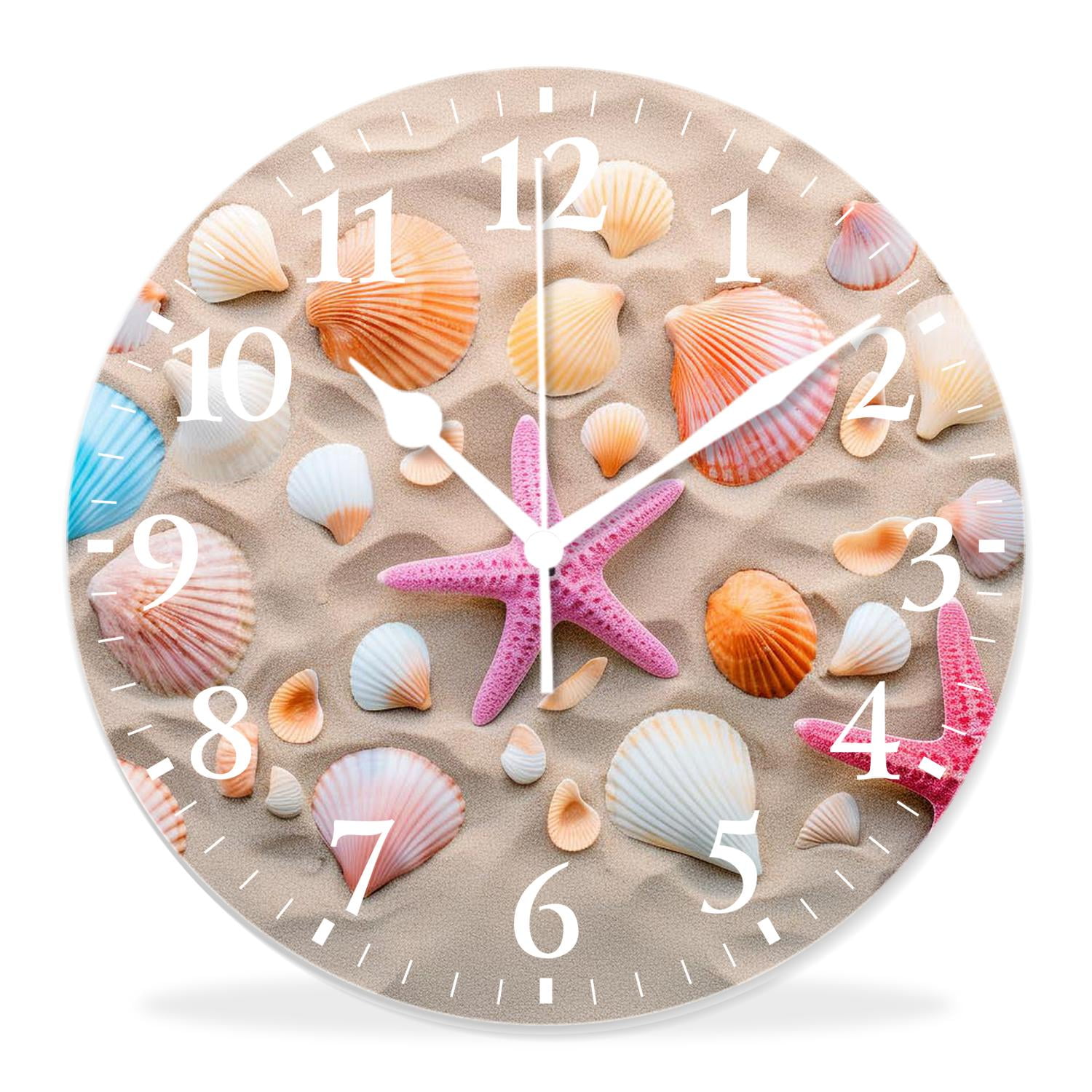 16 Inch Wall Clock Battery Operated Silent Clock Decorative for Office ...