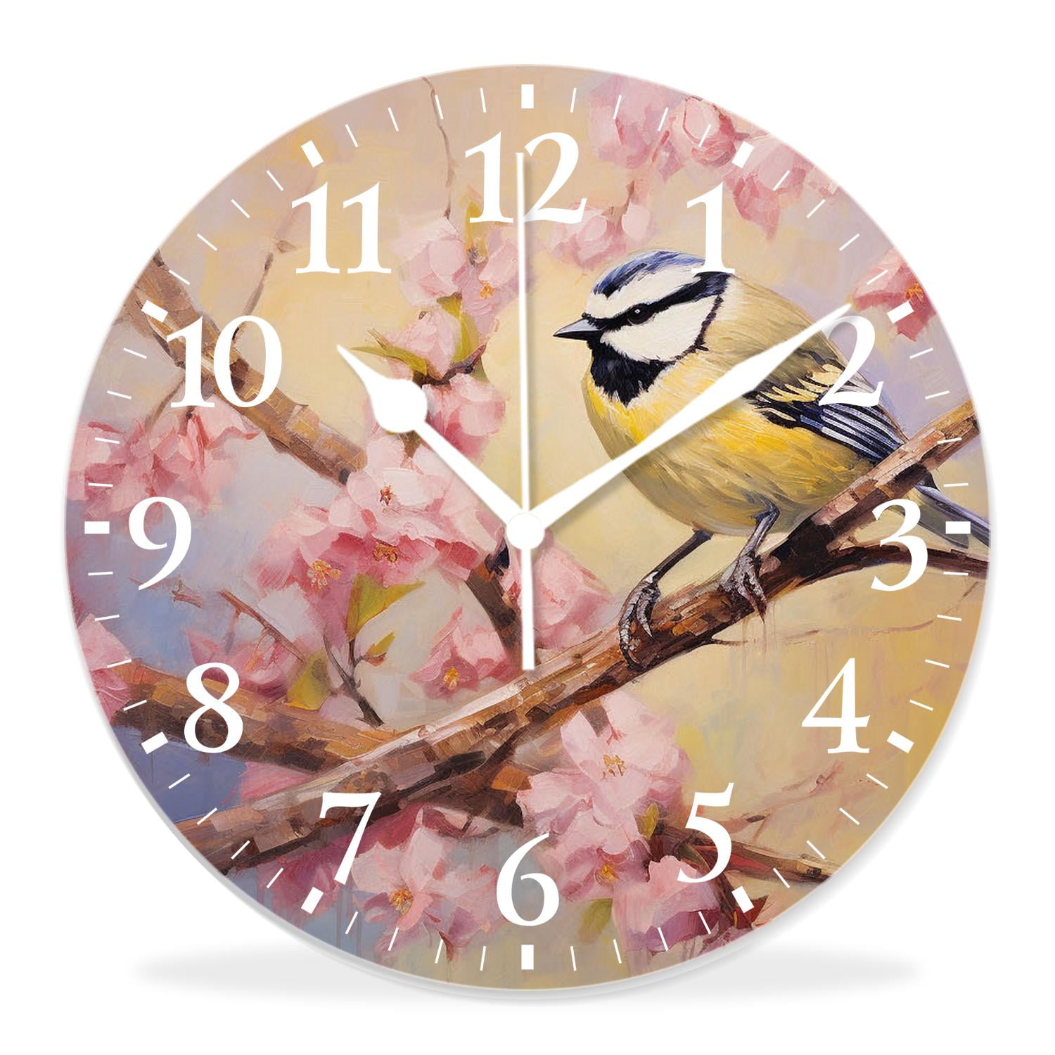 16 Inch Wall Clock Battery Operated Silent Clock Decorative for Office ...