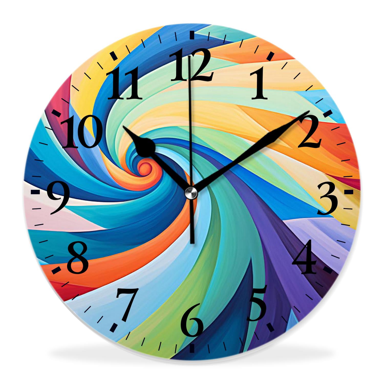 16 Inch Wall Clock Battery Operated Silent Clock Decorative for Office ...