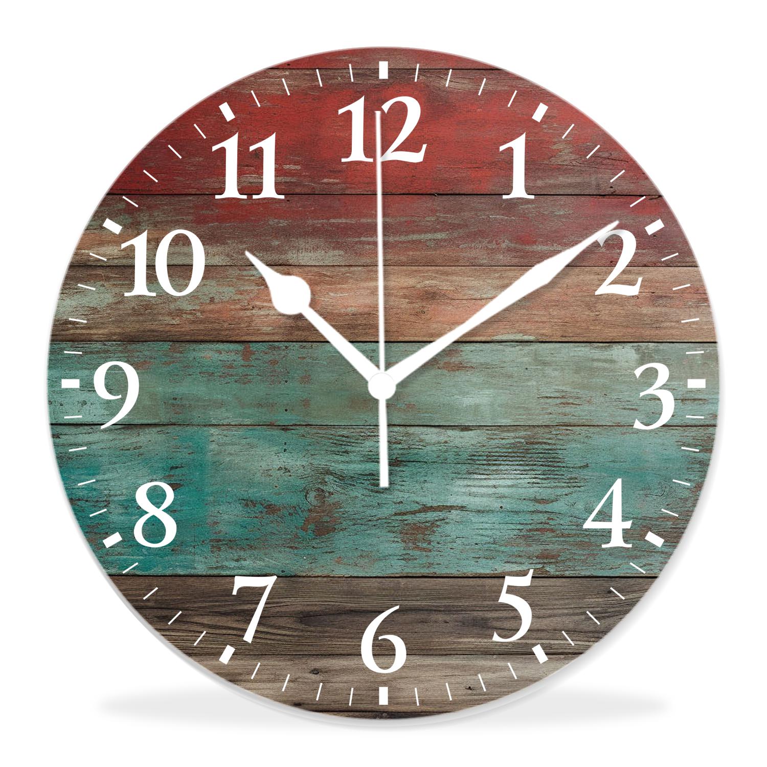 16 Inch Wall Clock Battery Operated Silent Clock Decorative for Office ...